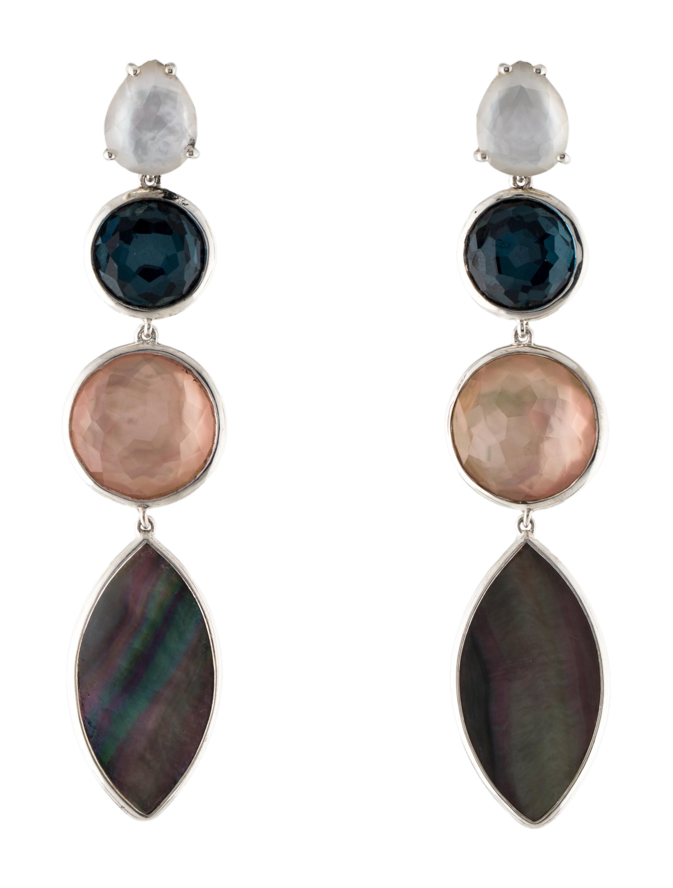 Ippolita Mother of Pearl & Quartz Doublet Wonderland Drop Earrings ...