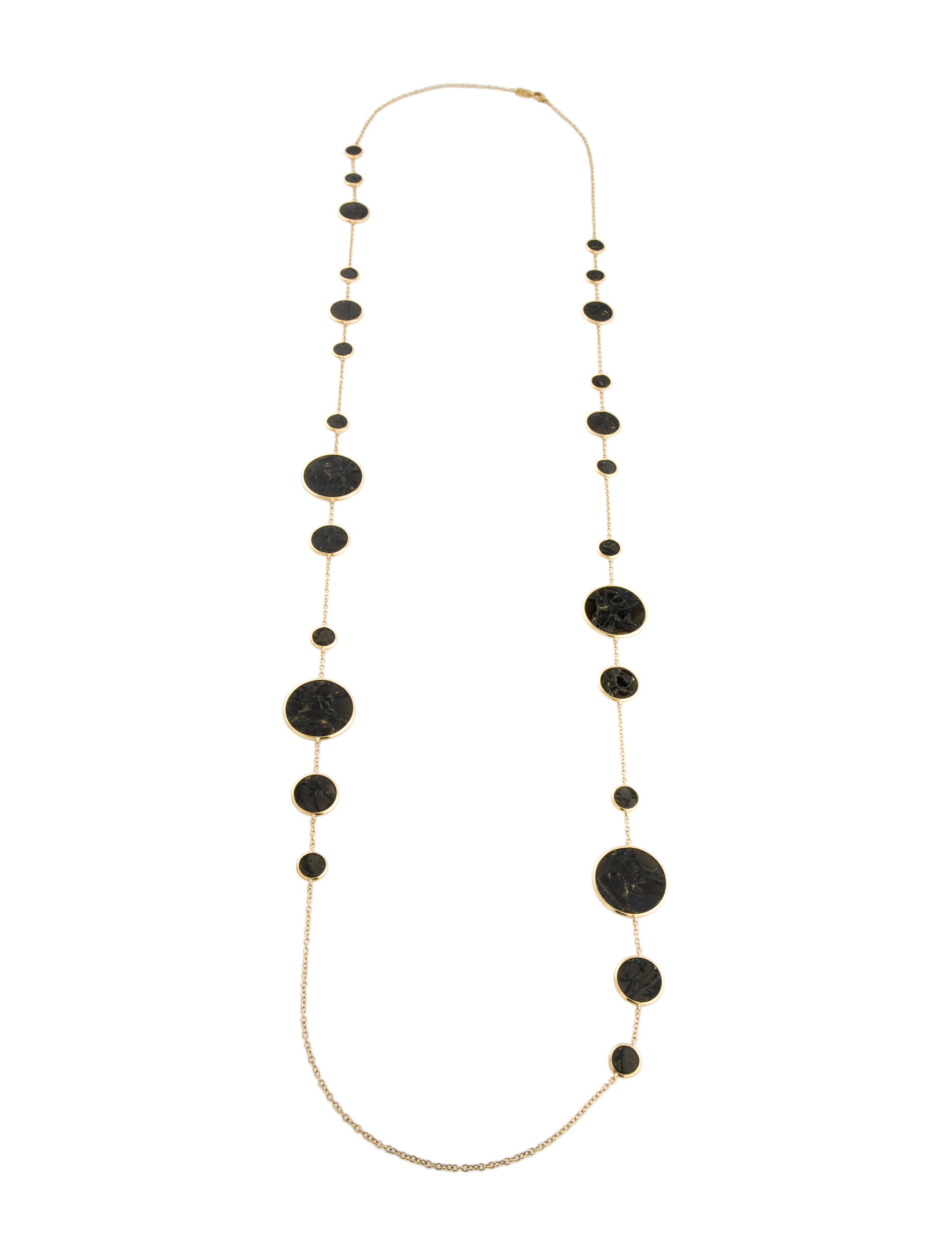 Marco Bicego 18K Siviglia Small Bead Long Station Necklace - 18K Yellow ...