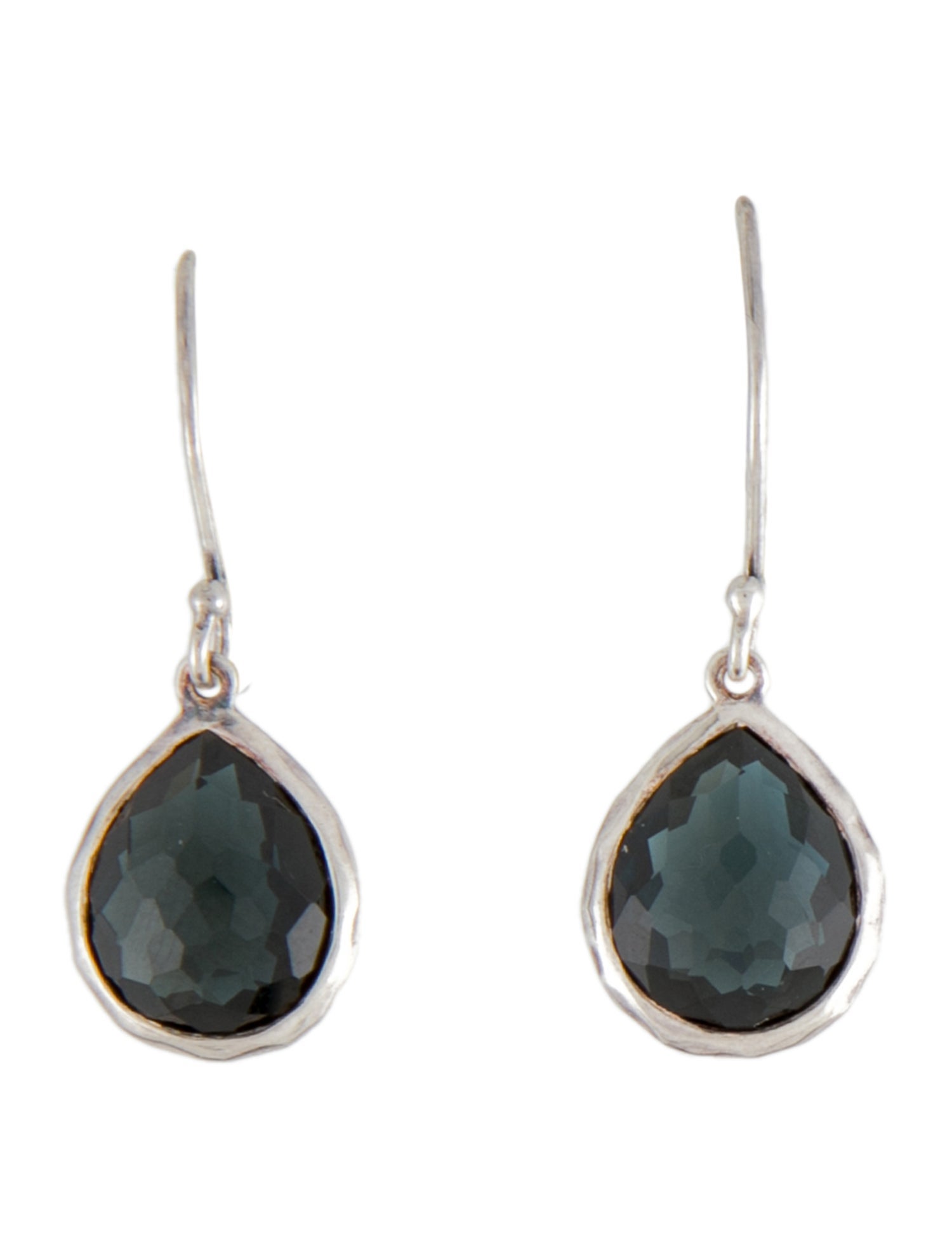 Ippolita Onyx Large Teardrop Earrings - Sterling Silver Drop, Earrings - IPP54710 | The RealReal