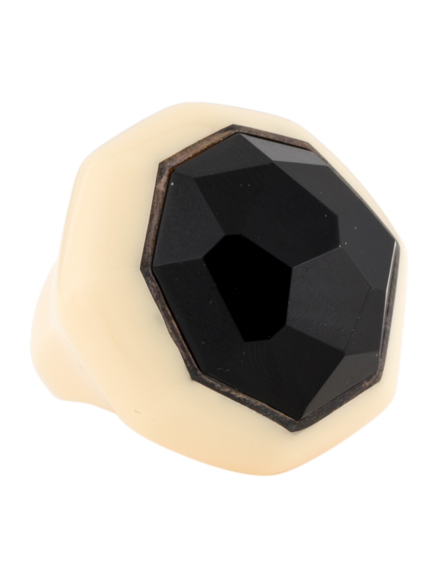 Ippolita Onyx Resin Cocktail Ring - Neutrals, Sterling Silver Cocktail ...