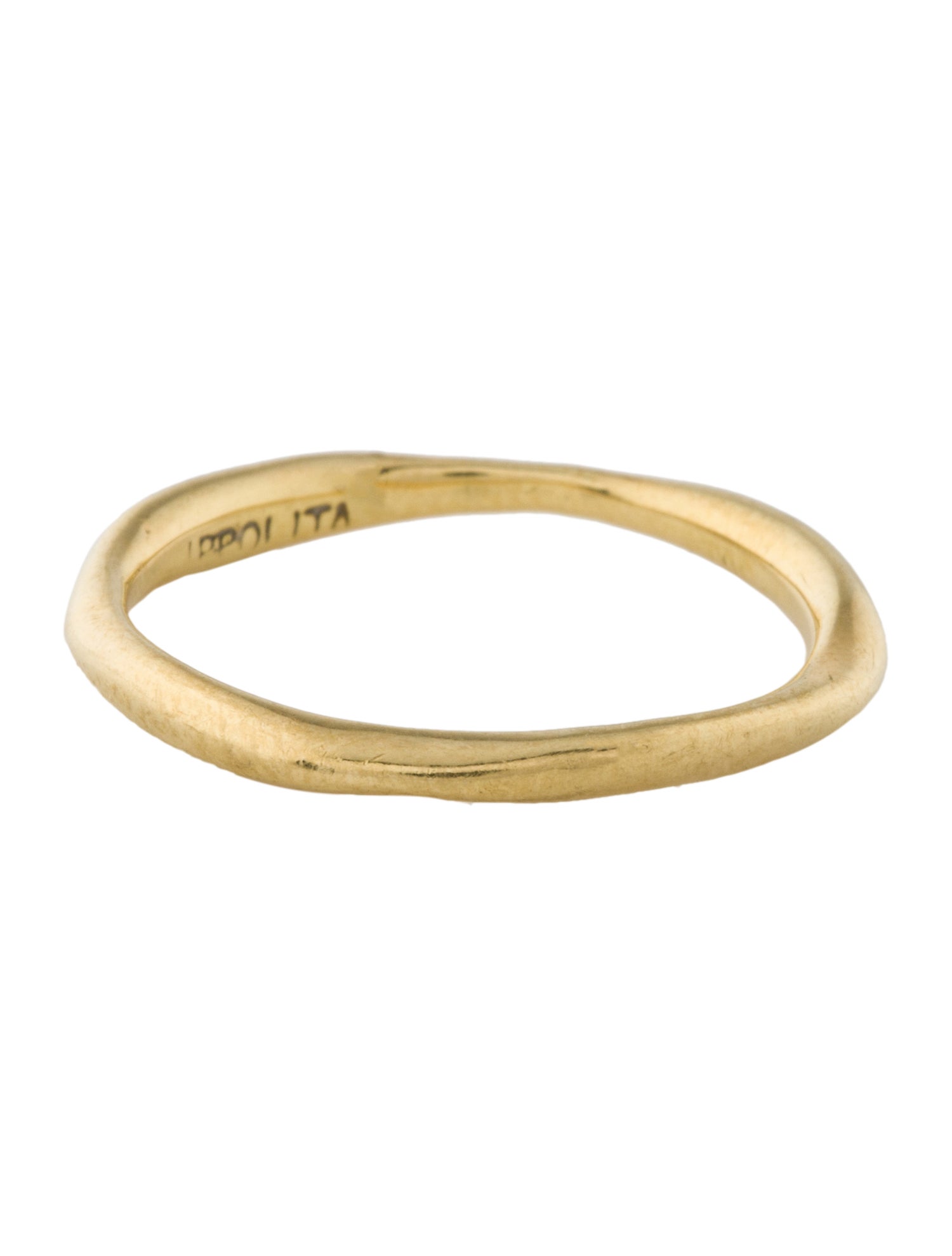 Ippolita 18K Thin Squiggle Band - 18K Yellow Gold Band, Rings ...