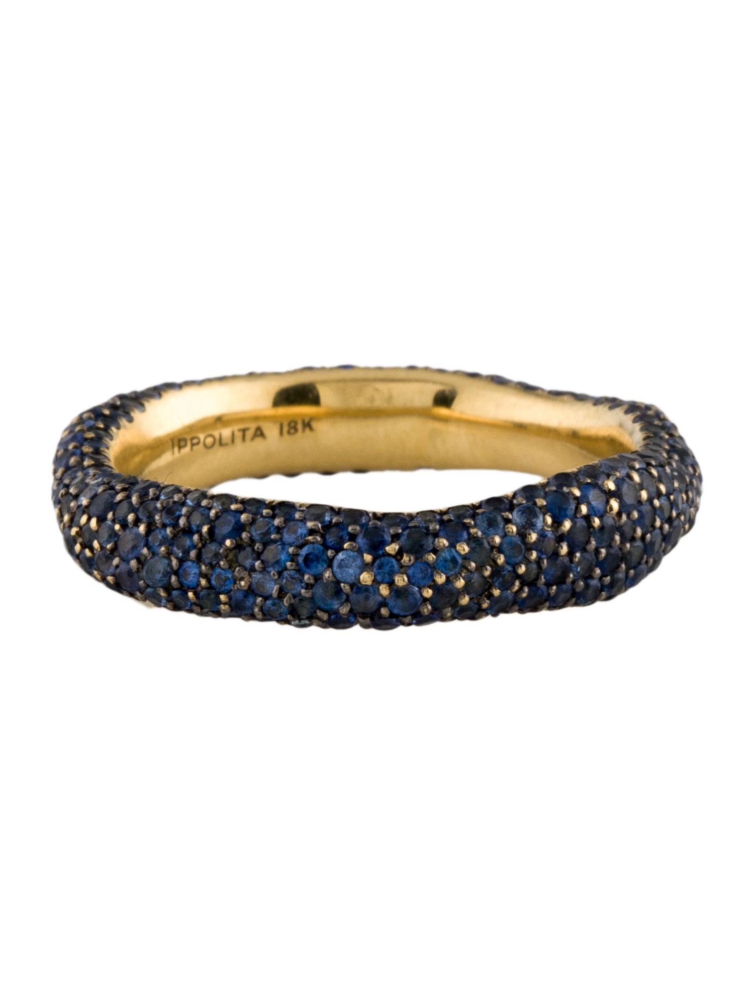 Ippolita 18K Sapphire Squiggle Band - Band, Rings - IPP58441 | The RealReal