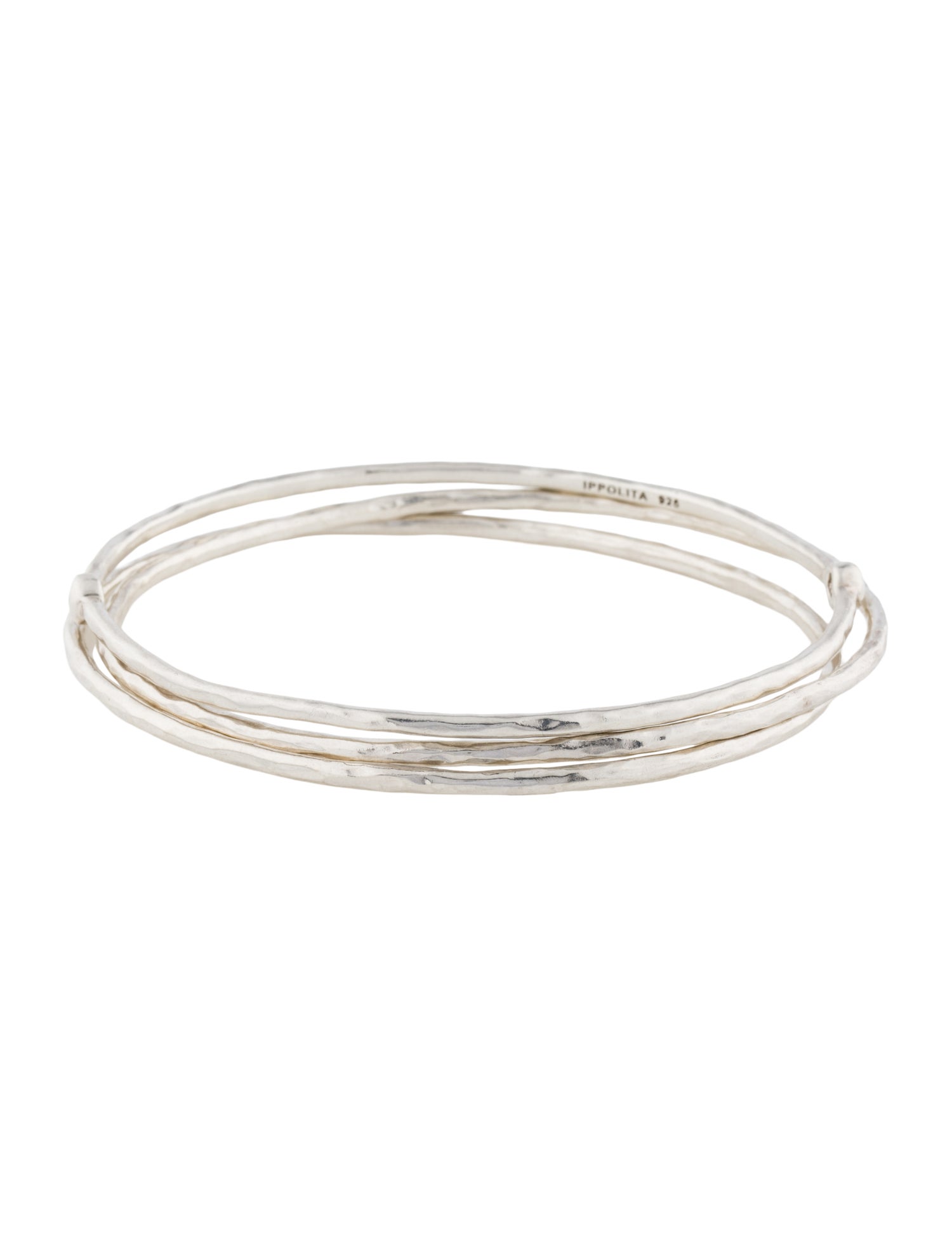 Ippolita Stardust Diamond Bangle Bracelet Set - Sterling Silver Bangle, Bracelets - IPP60579 ...