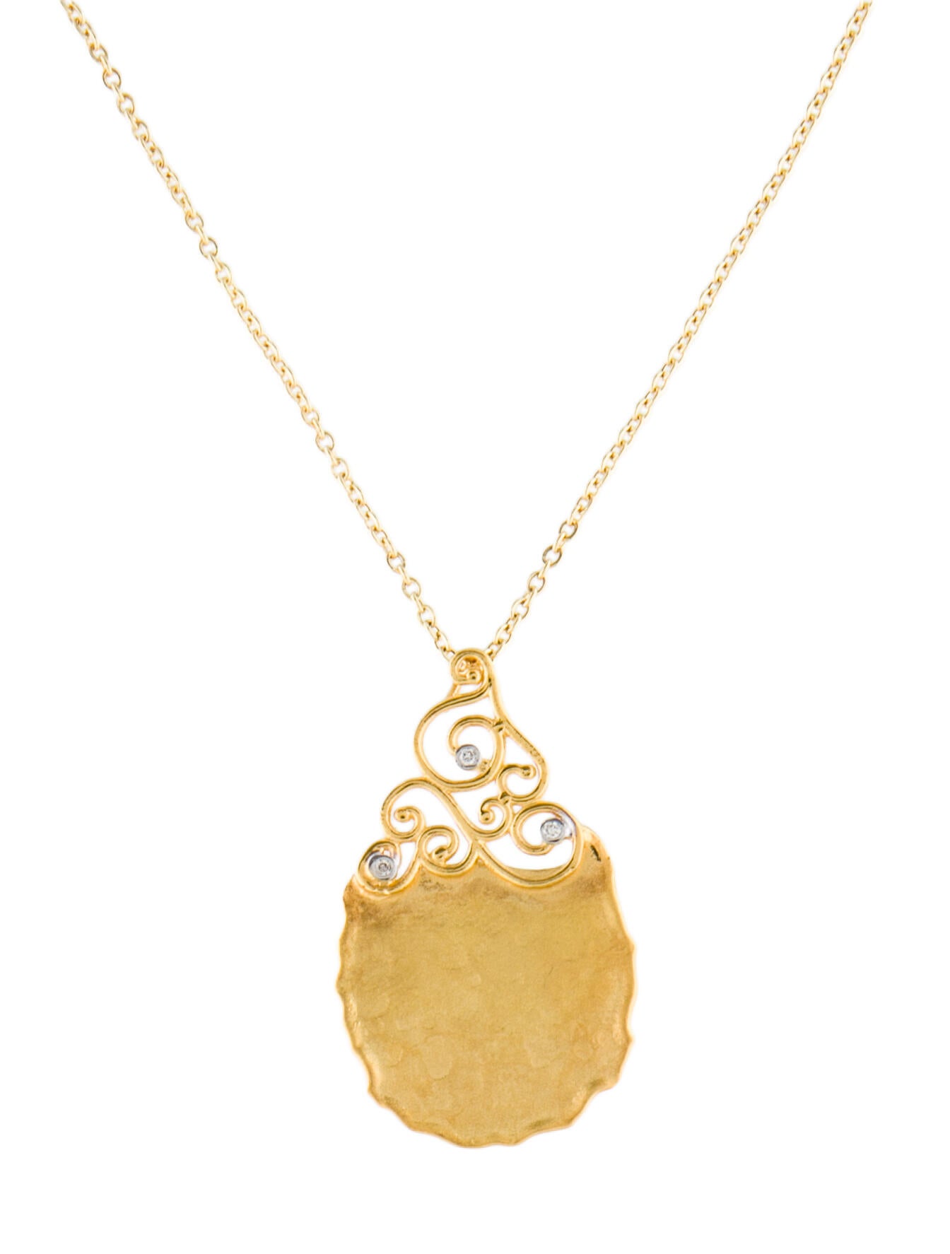 Ippolita 18K Diamond Cherish Interlocking Bond Pendant Necklace - 18K ...