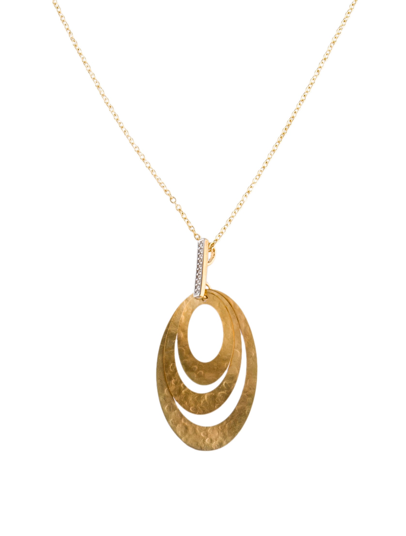 Daniella Design 18K Diamond Pendant Necklace - Rhodium-Plated 18K White ...