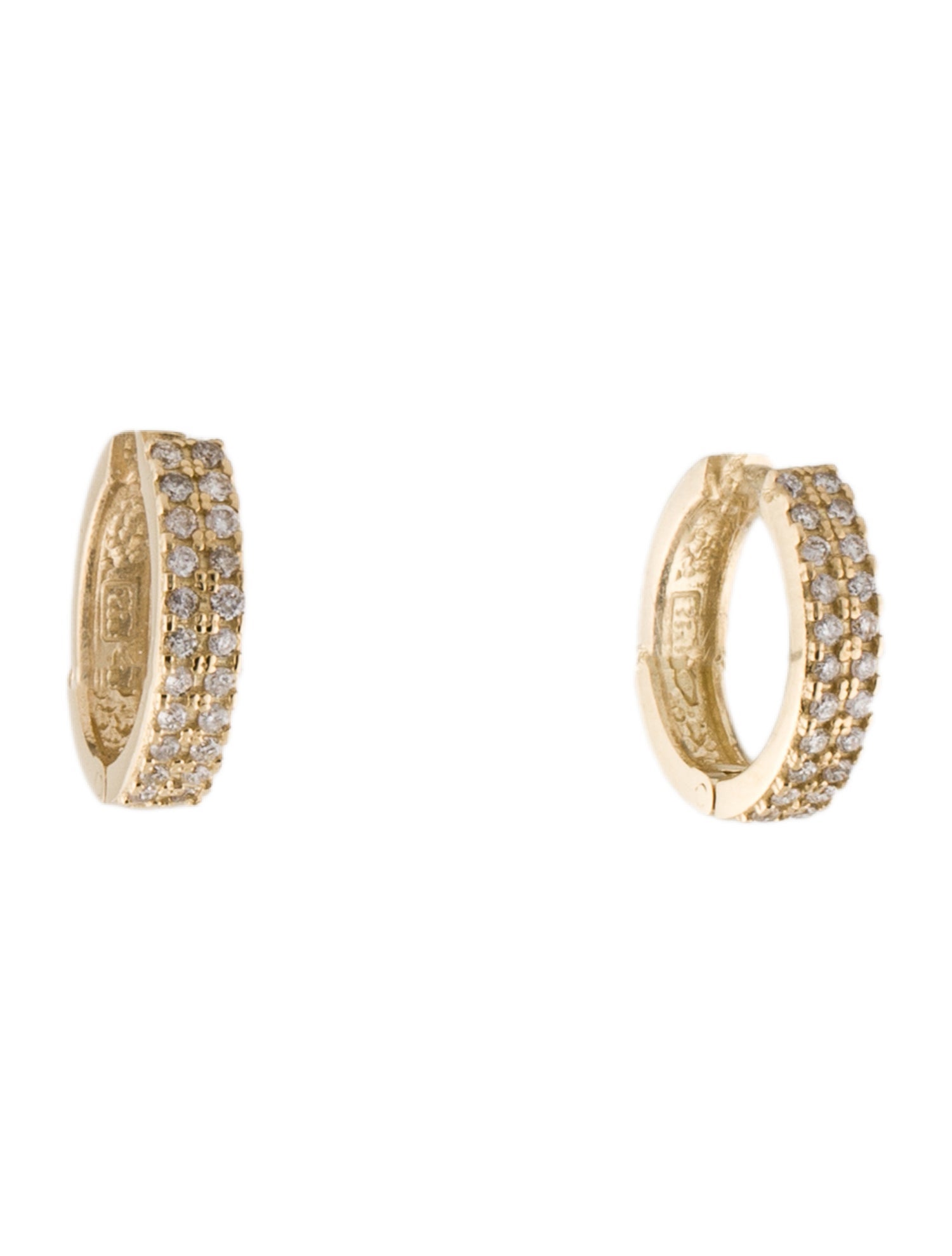 Tiffany & Co. 18K Diamonds By The Yard Stud Earrings - 18K Yellow Gold ...