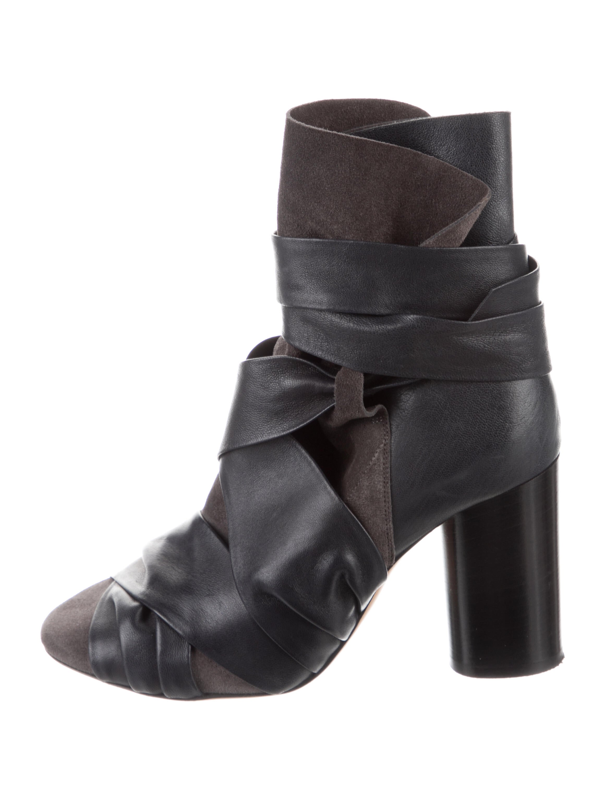 Isabel Marant Leather Boots - Black Boots, Shoes - ISA122113 | The RealReal