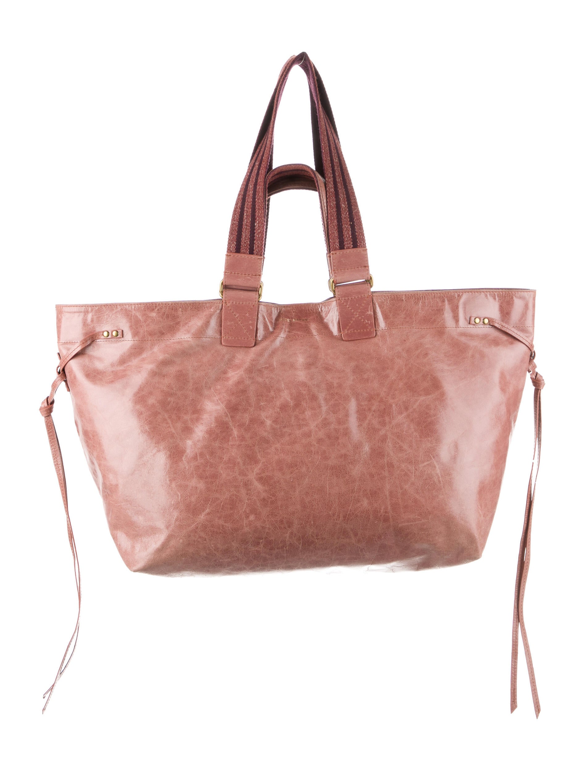 Isabel Marant Leather Tote Bag - Pink Totes, Handbags - ISA151255 | The ...