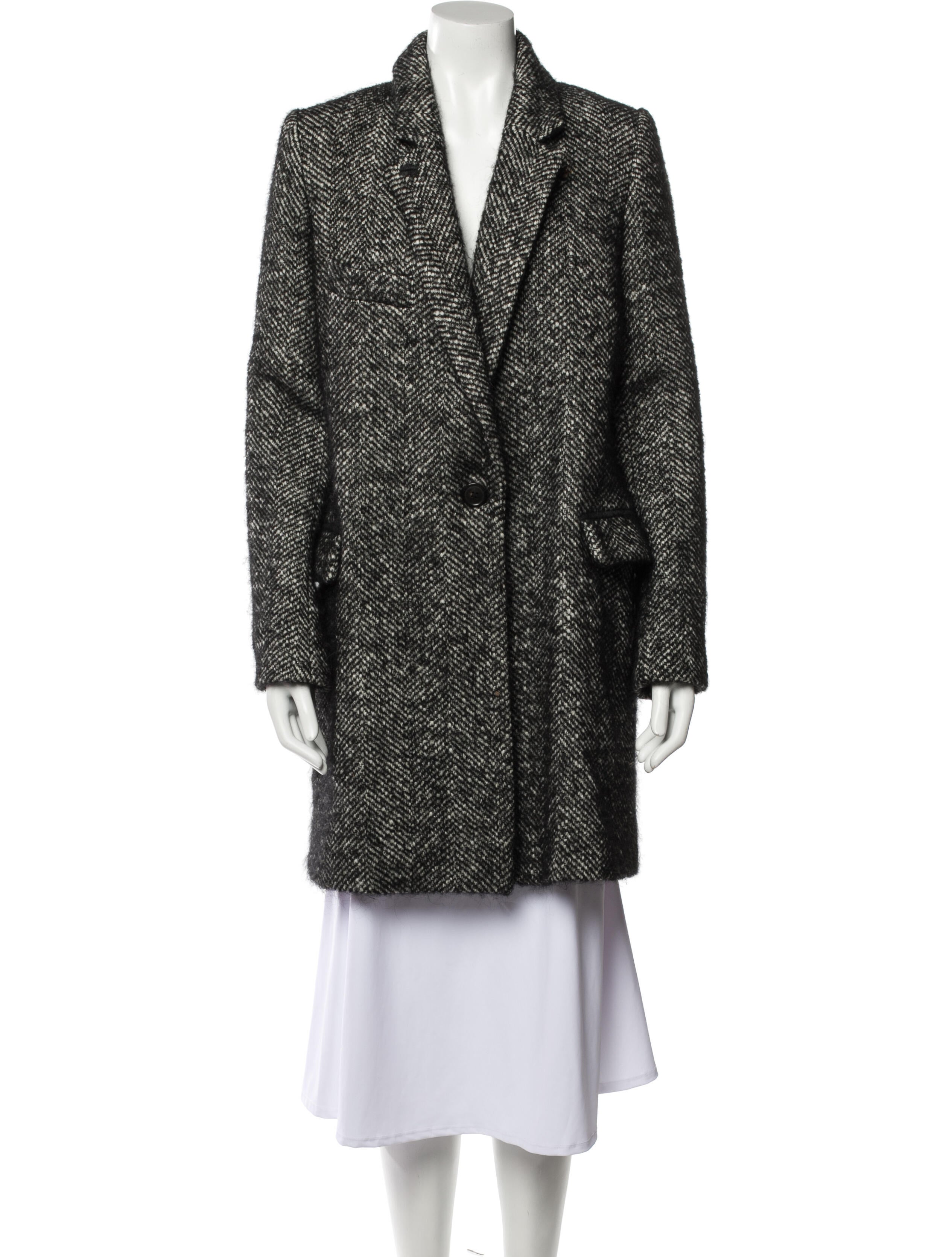 Isabel Marant Fringe Mélange Poncho - Coats, Clothing - ISA42762 | The ...