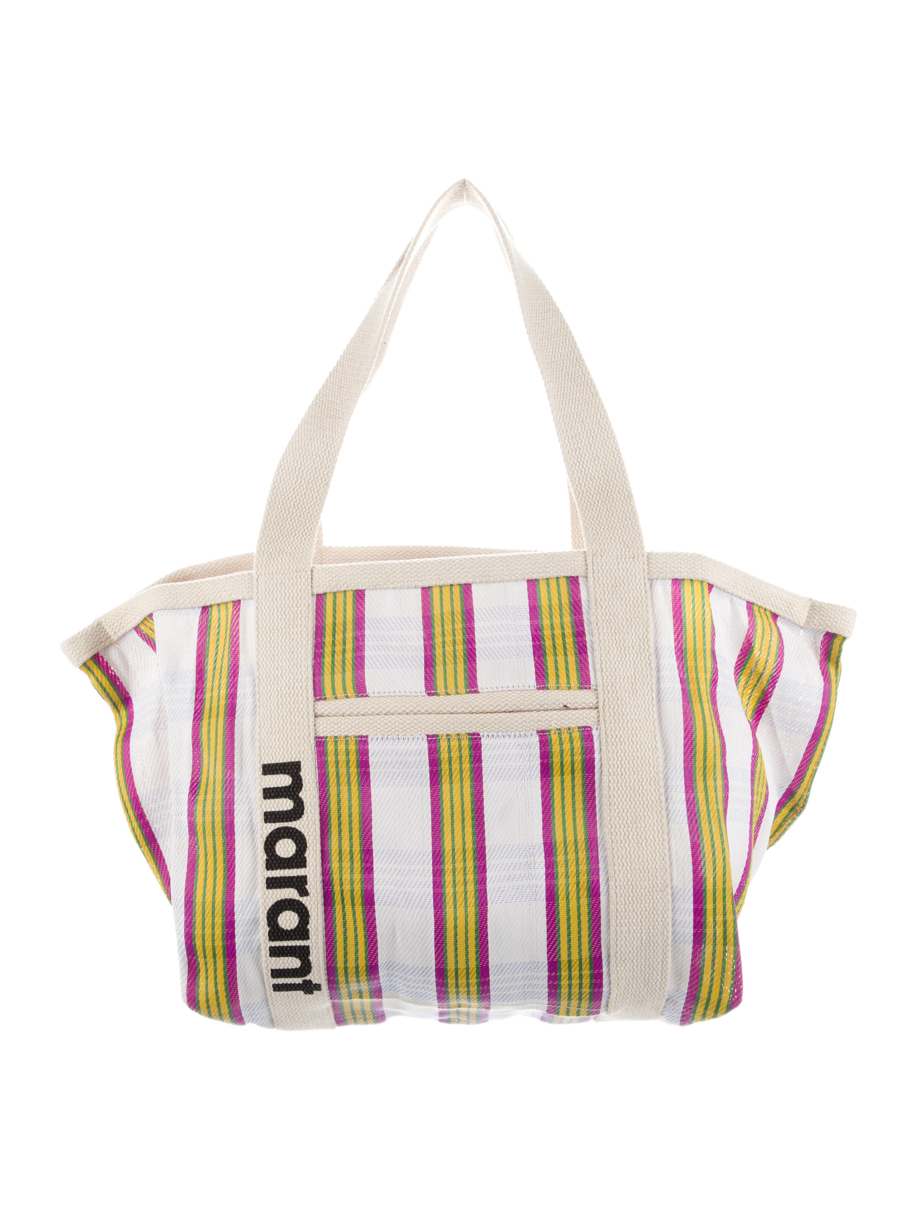 Isabel Marant Straw Tote Bag - Neutrals Totes, Handbags - ISA124836 ...