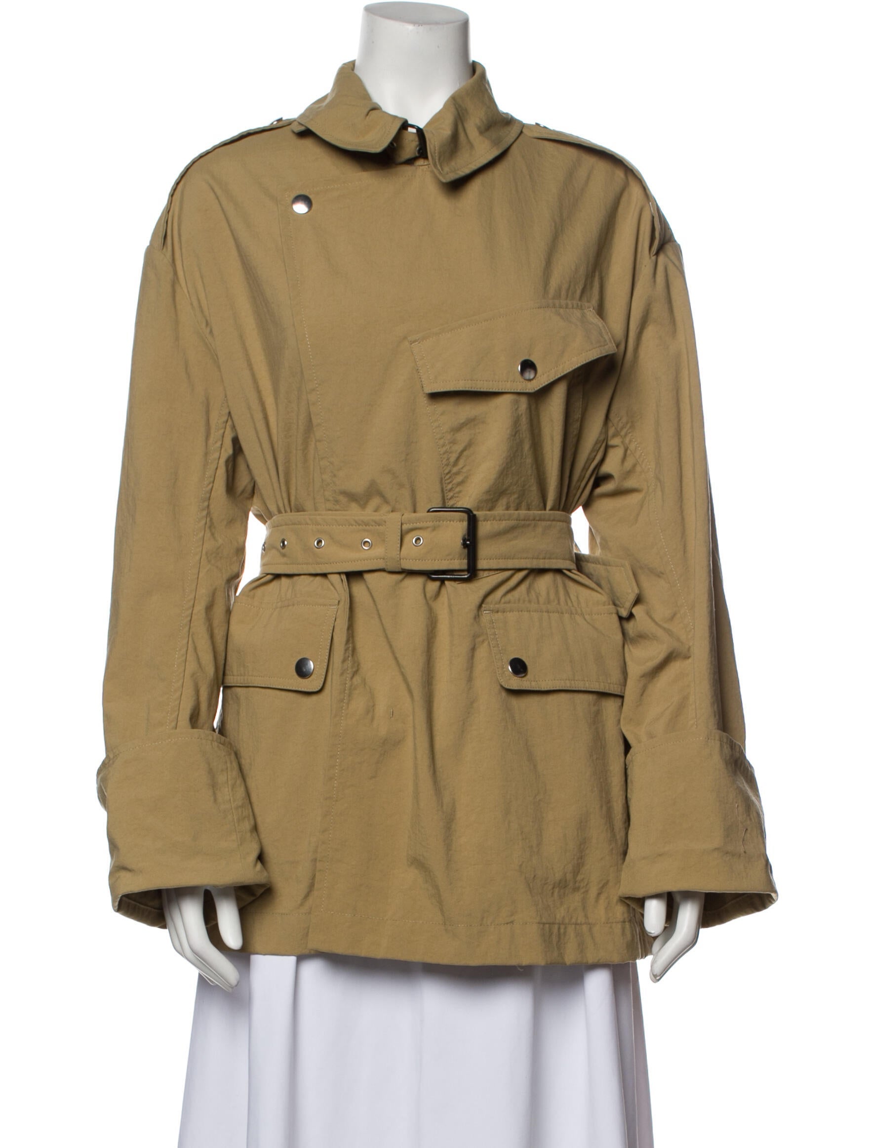 Isabel Marant Leather Quilted Jacket - Neutrals Jackets, Clothing ...