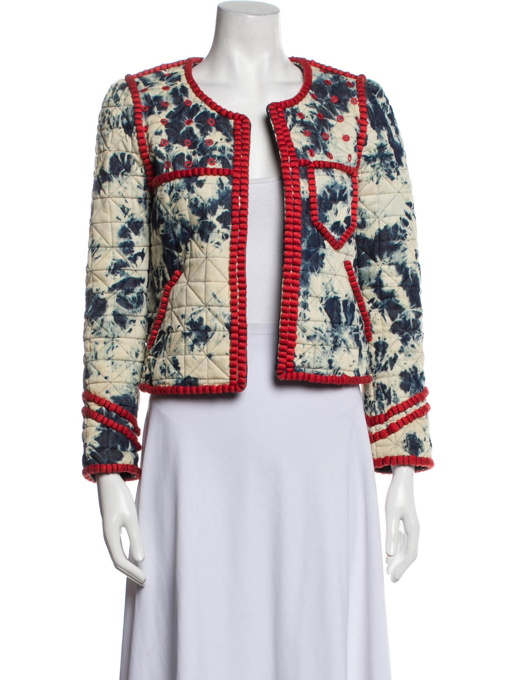 Isabel Marant Bouclé Leather-Trimmed Jacket - Grey Jackets, Clothing ...