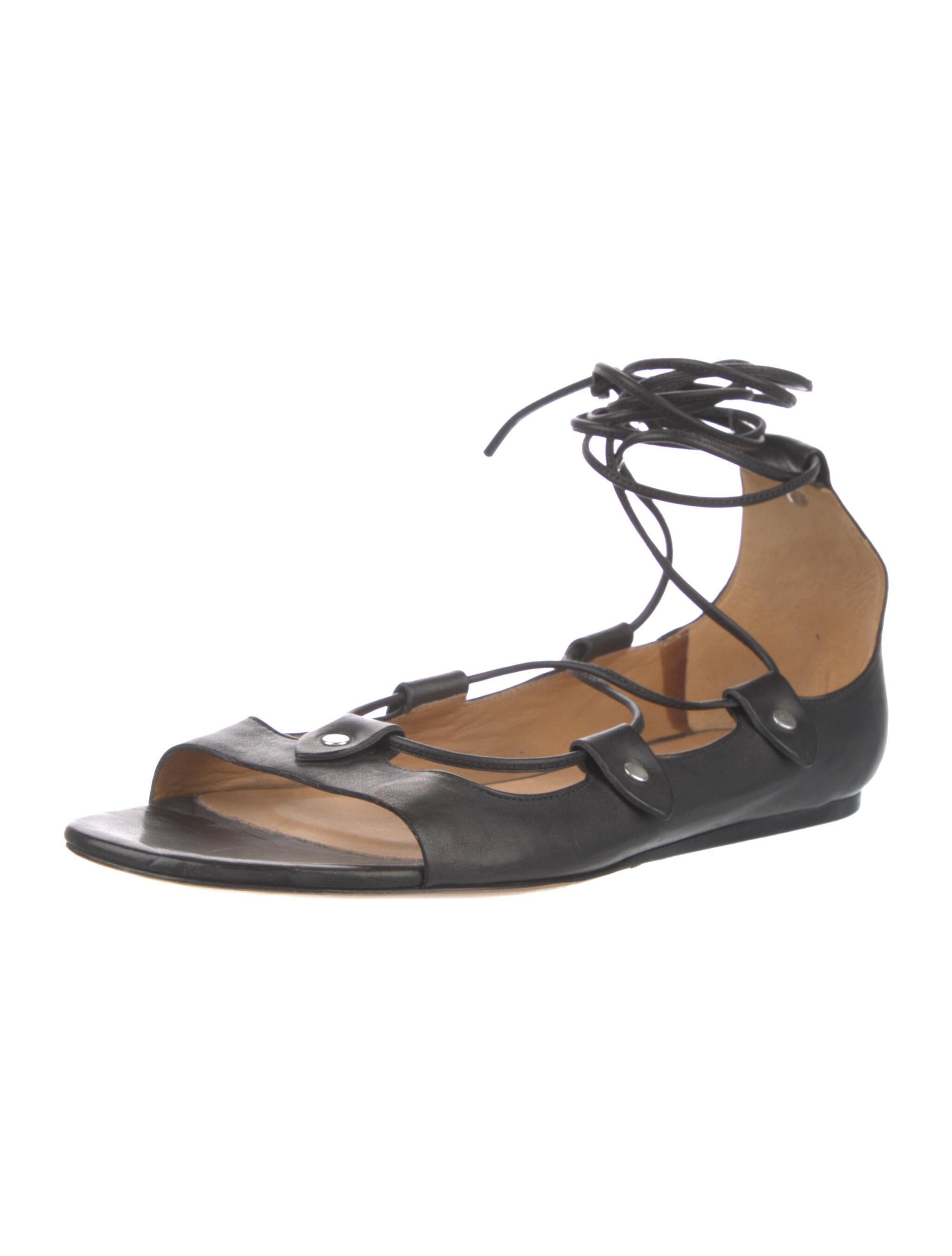 Isabel Marant Leather Multistrap Sandals - Black Sandals, Shoes ...