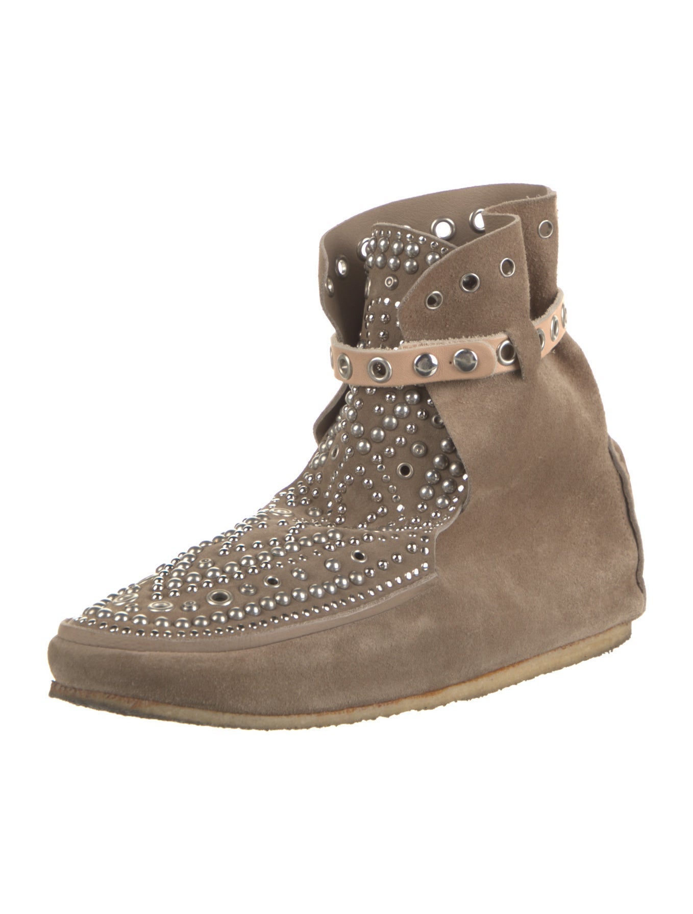 Isabel Marant Morley Moccasin Booties - Neutrals Boots, Shoes ...