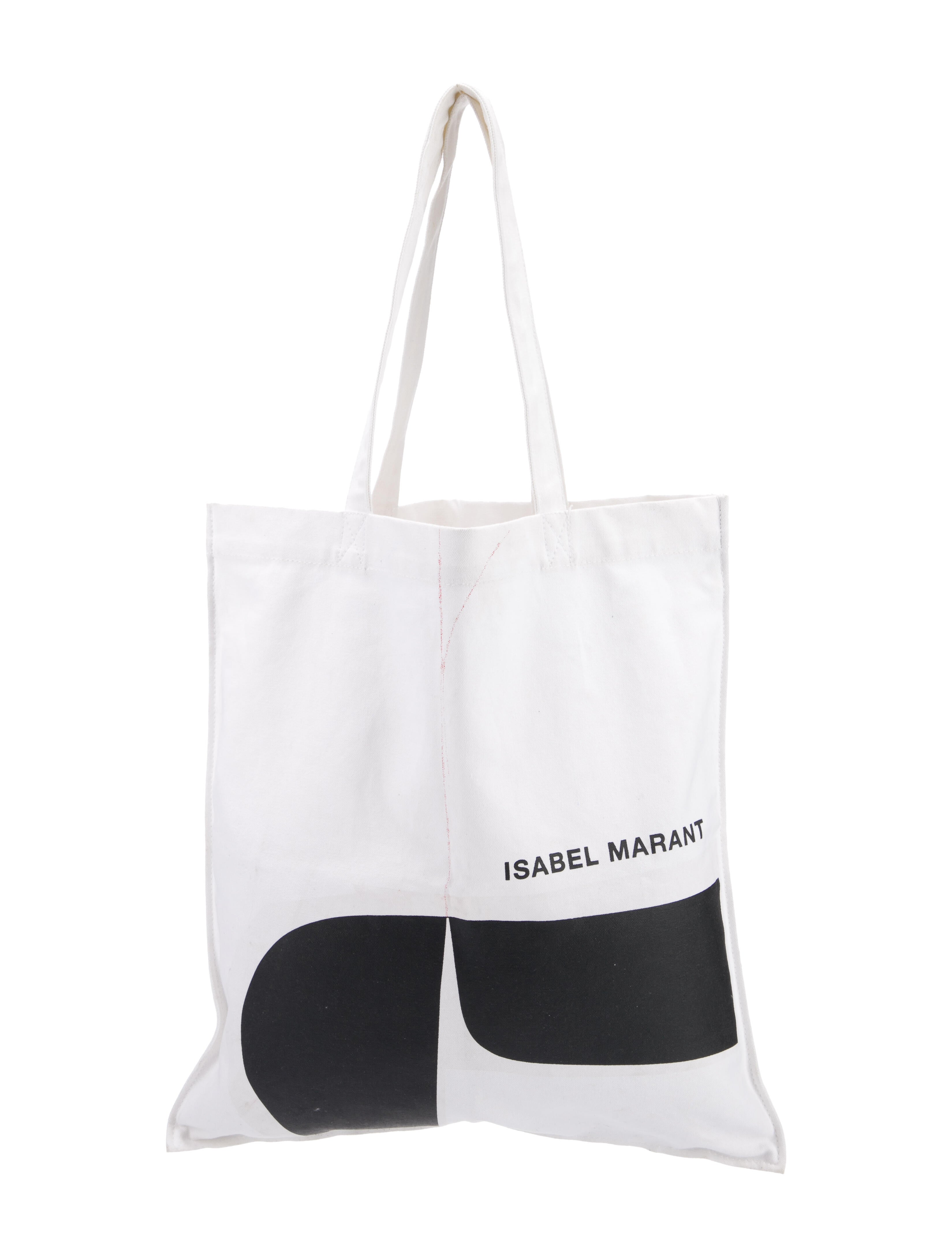 Isabel Marant Canvas Tote Bag - White Totes, Bags - ISA182199 | The ...
