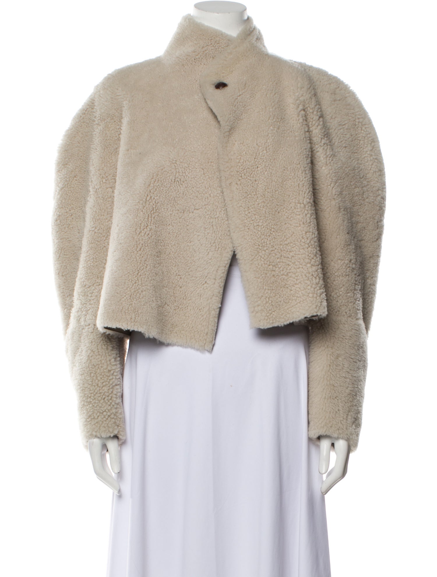 Isabel Marant Lamb Leather Coat - Neutrals Coats, Clothing - ISA184995 ...