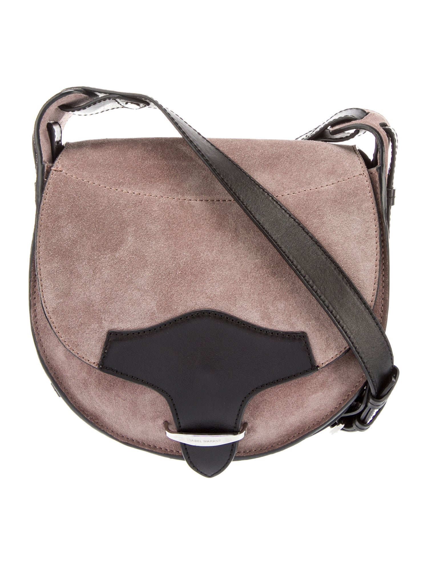 Isabel Marant Suede Crossbody Bag - Neutrals Crossbody Bags, Handbags ...