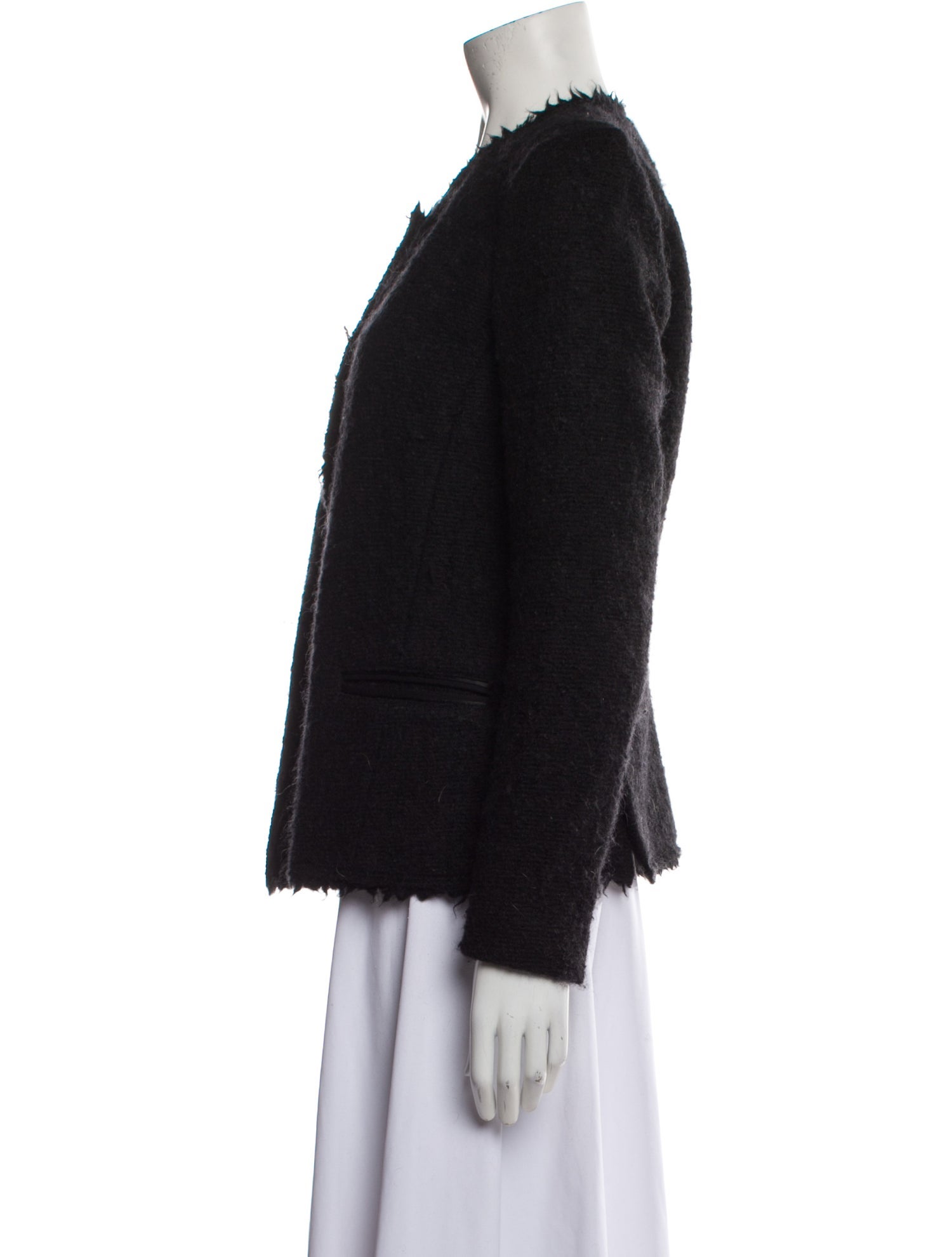 Isabel Marant Virgin Wool Evening Jacket - Black Jackets, Clothing ...