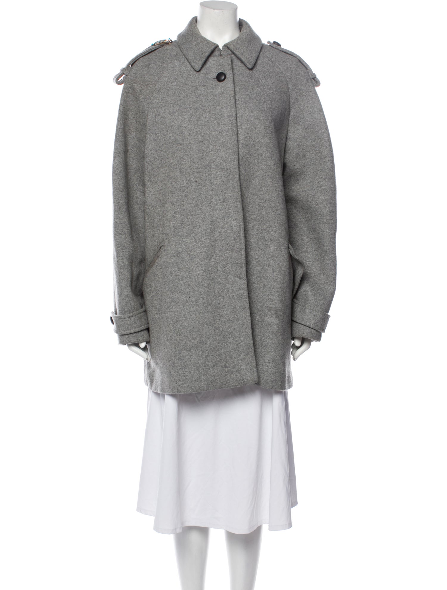 Isabel Marant Coat - Grey Coats, Clothing - ISA192509 | The RealReal