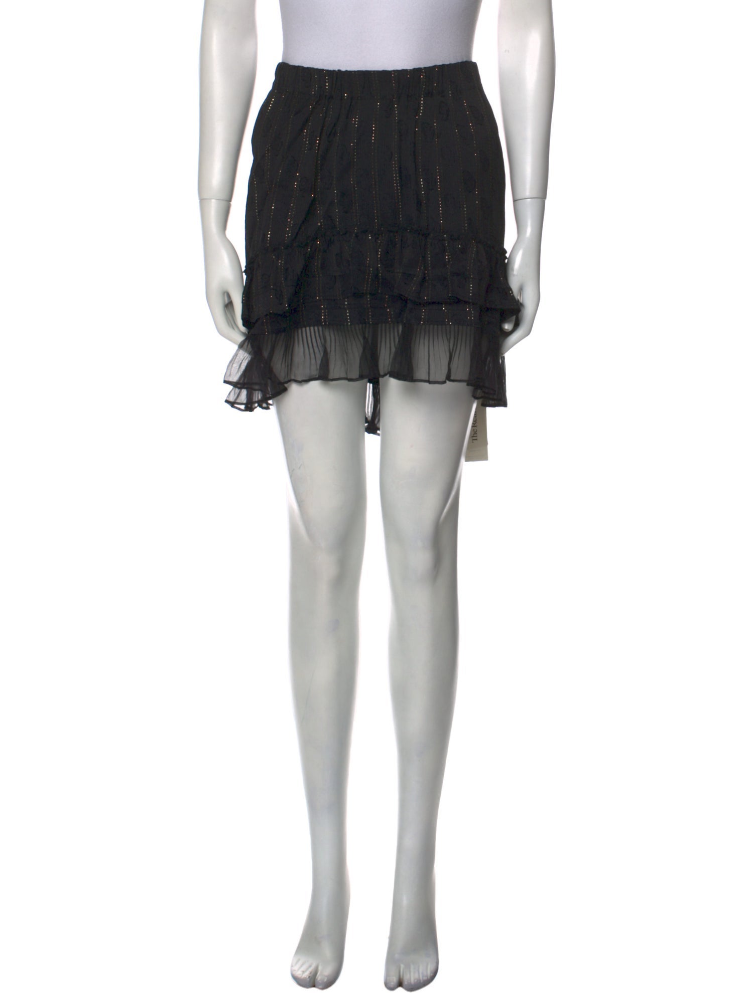 Isabel Marant Ruffle Embellishment Mini Skirt w/ Tags - Black Skirts ...