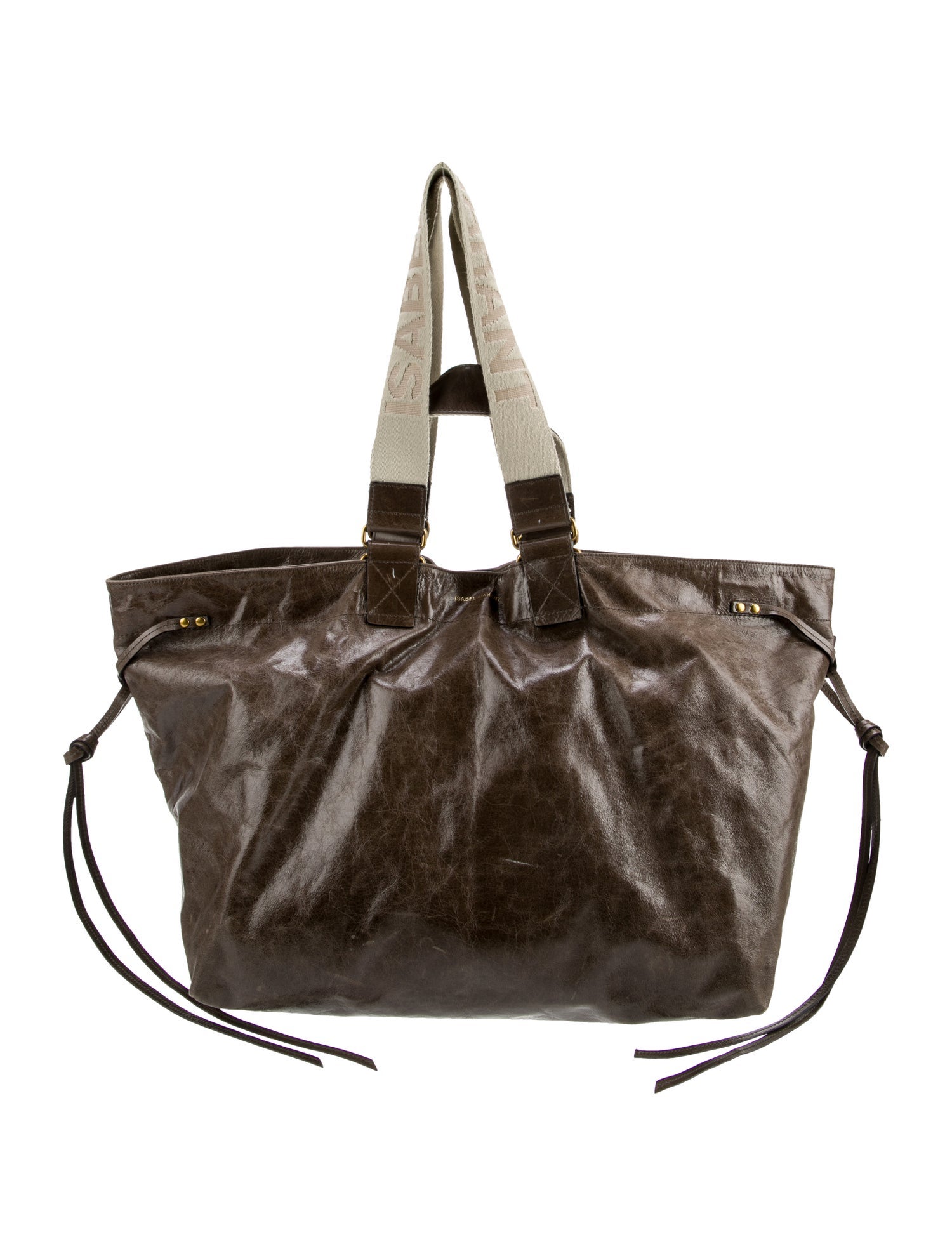 Isabel Marant Leather Tote Bag - Black Totes, Handbags - ISA193013 ...