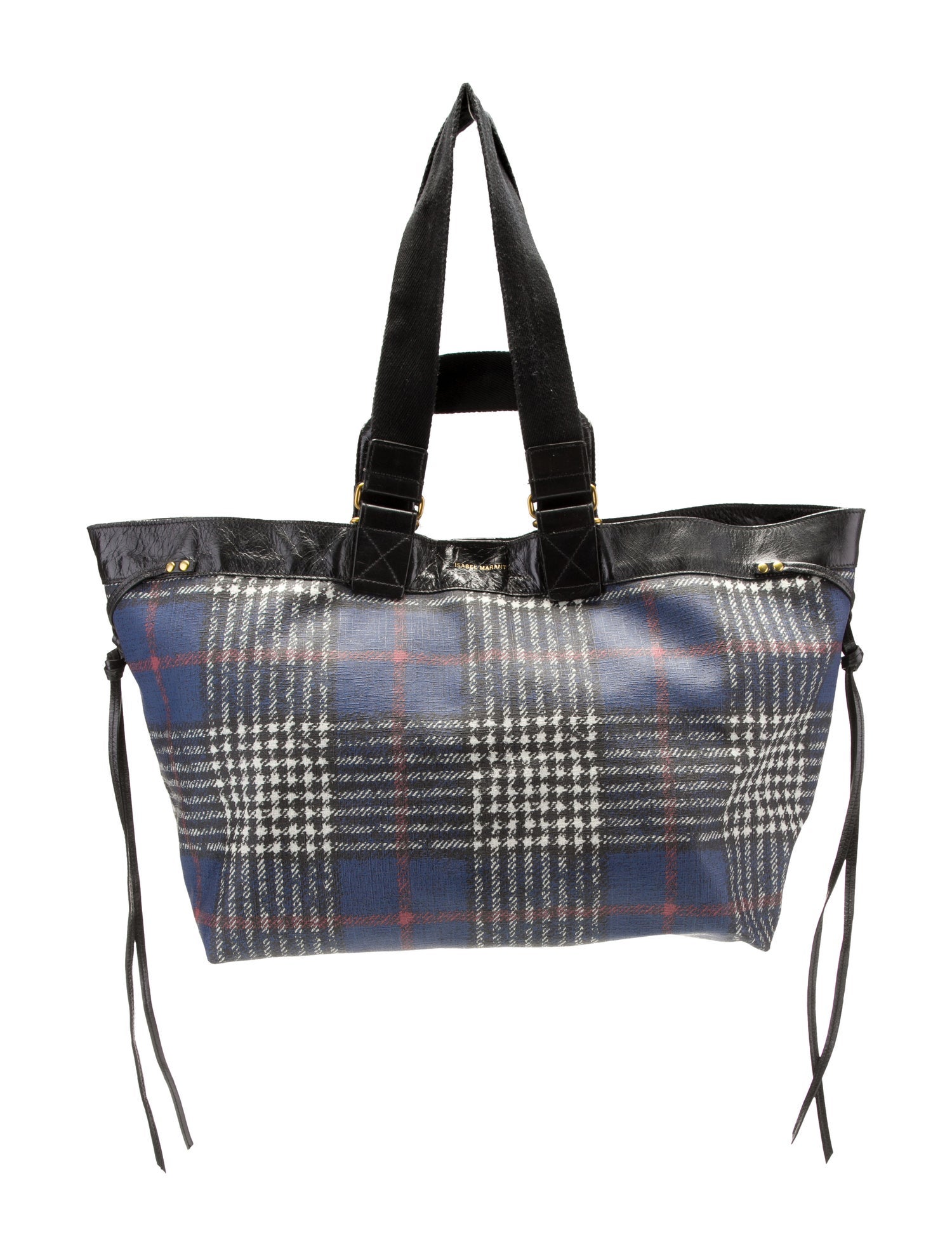 Isabel Marant Coated Canvas Tote Bag - Blue Totes, Handbags - ISA199583 ...