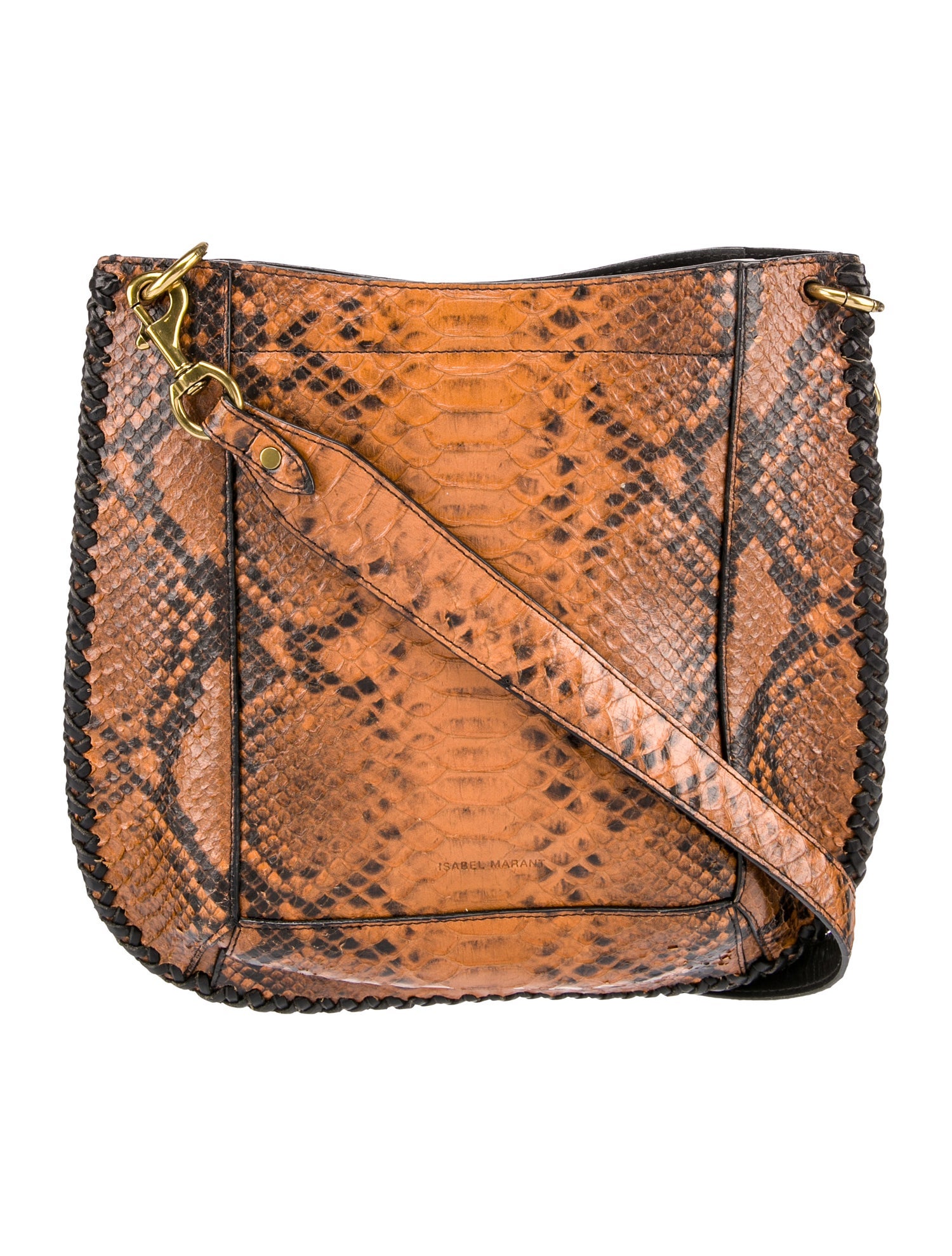 Isabel Marant Snakeskin Crossbody Bag - Brown Crossbody Bags, Handbags ...