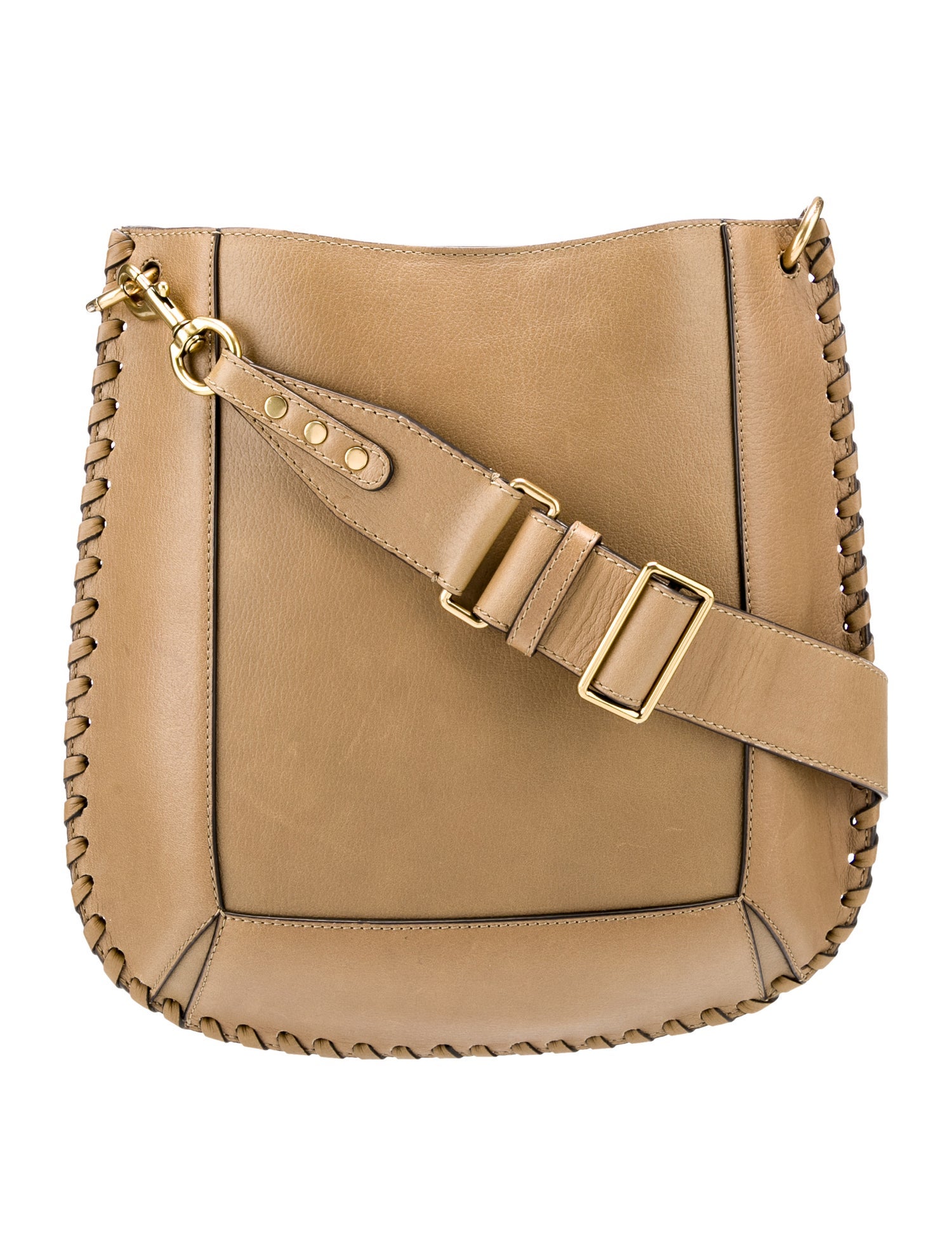 Isabel Marant Leather Crossbody Bag - Neutrals Shoulder Bags, Handbags ...
