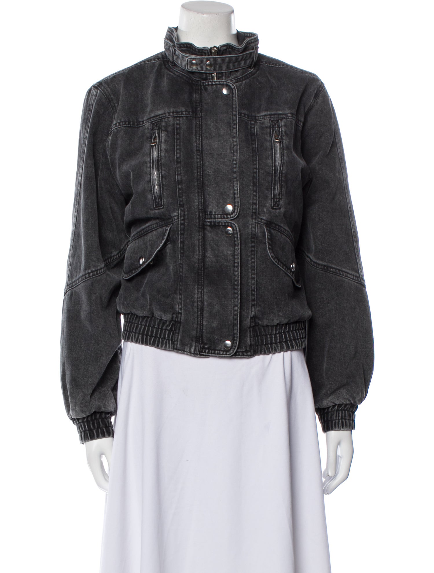 Isabel Marant Denim Jacket - Black Jackets, Clothing - ISA204680 | The ...