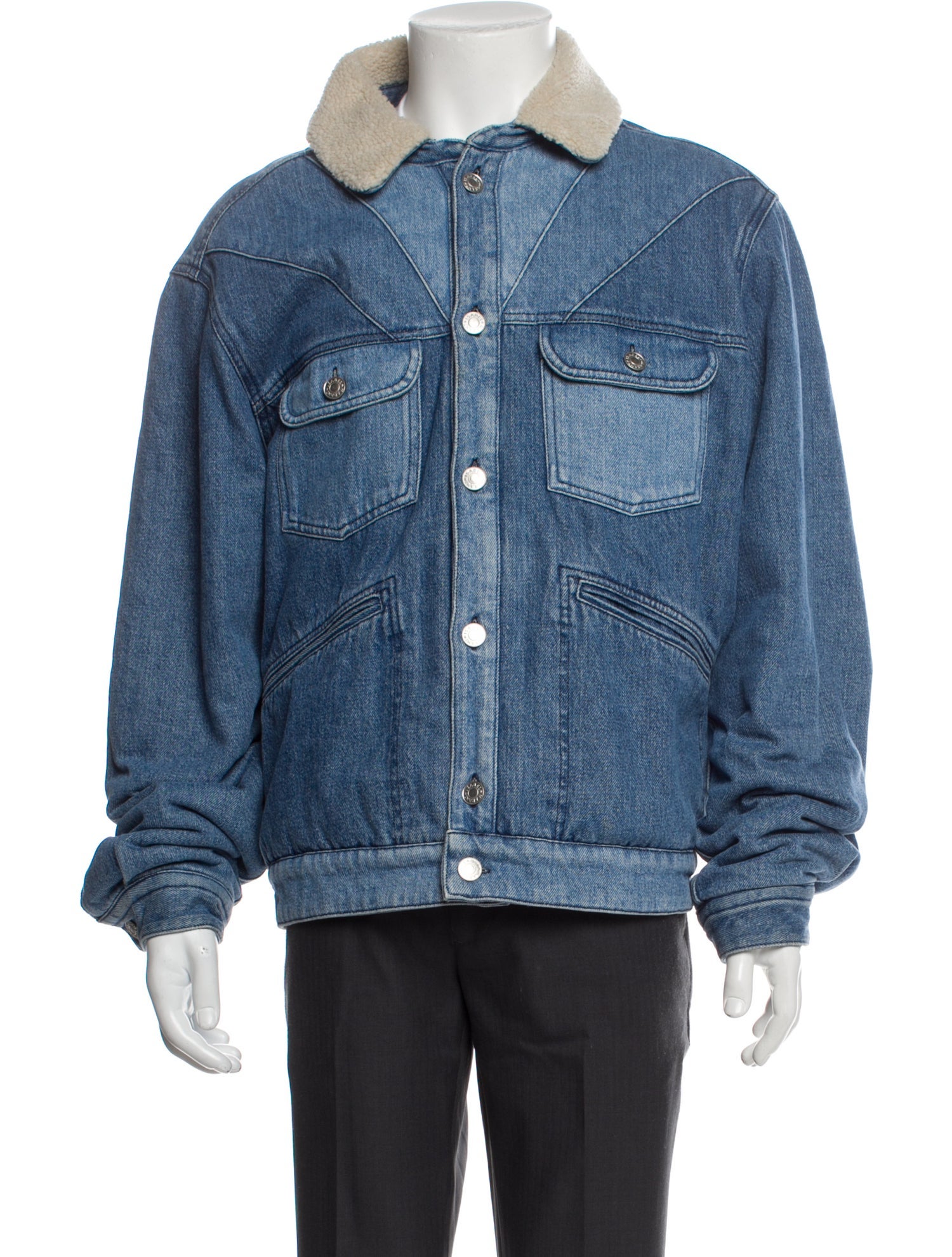 Isabel Marant Denim Jacket - Blue Outerwear, Clothing - ISA205256 | The ...