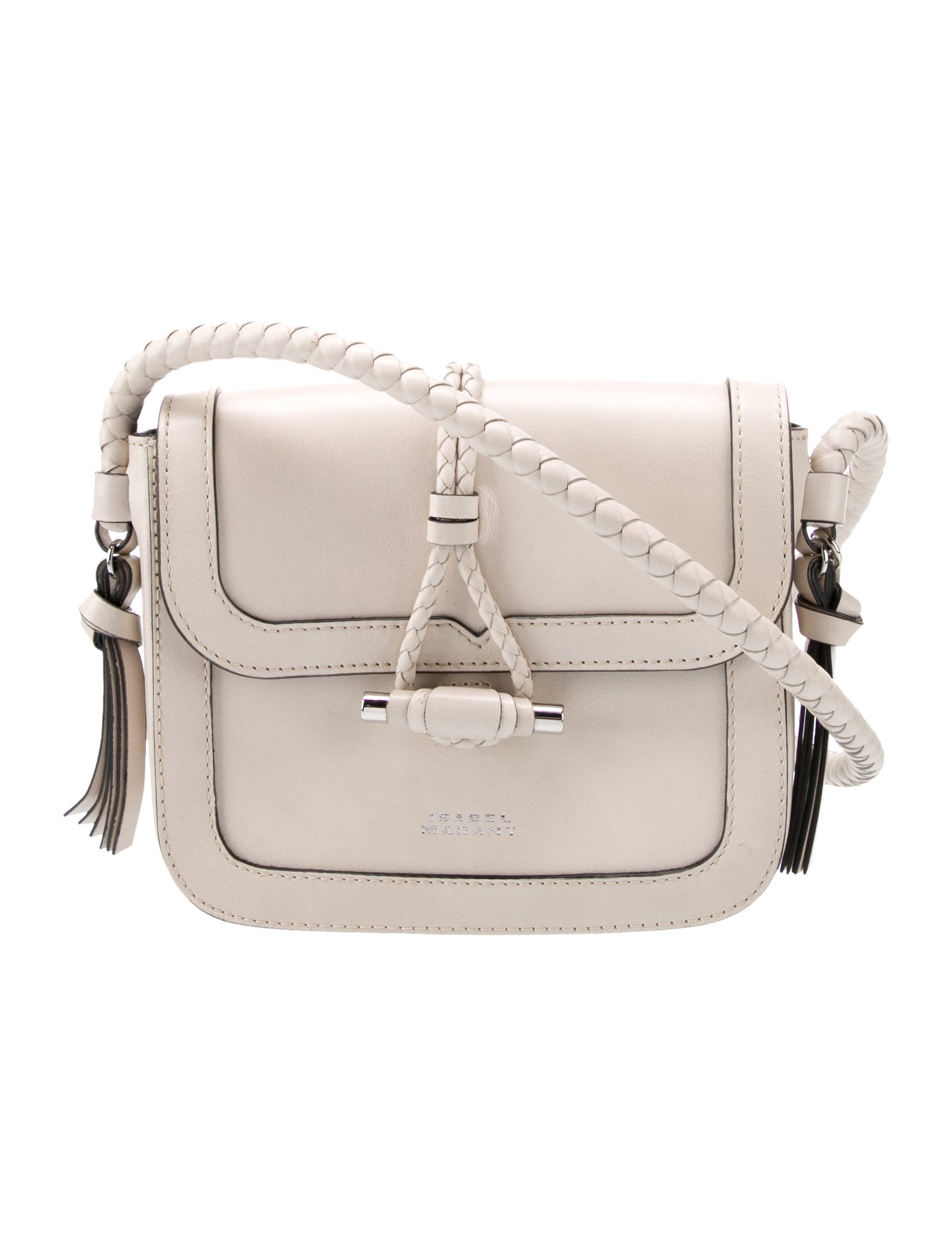 Isabel Marant Leather Crossbody Bag - Neutrals Crossbody Bags, Handbags ...