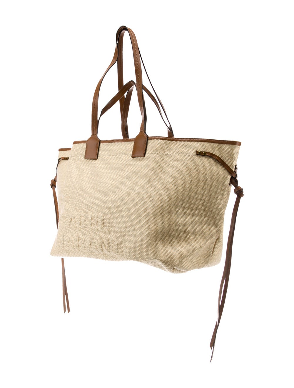 Isabel Marant Raffia Tote Bag - Neutrals Totes, Handbags - ISA207202 ...