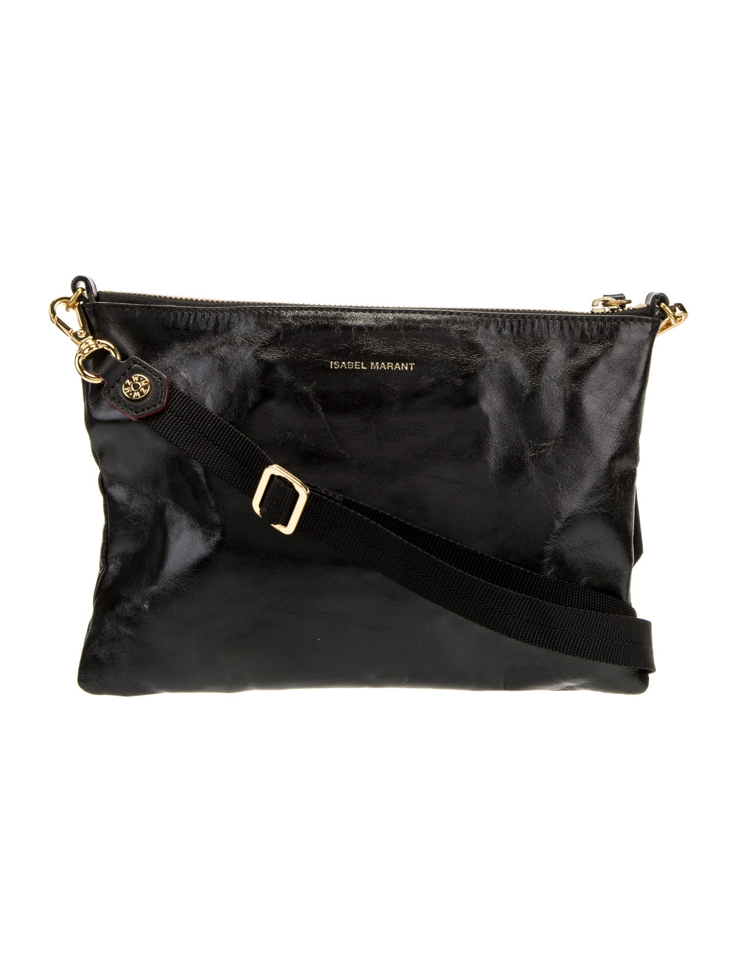 Isabel Marant Leather Crossbody Bag - Black Crossbody Bags, Handbags ...