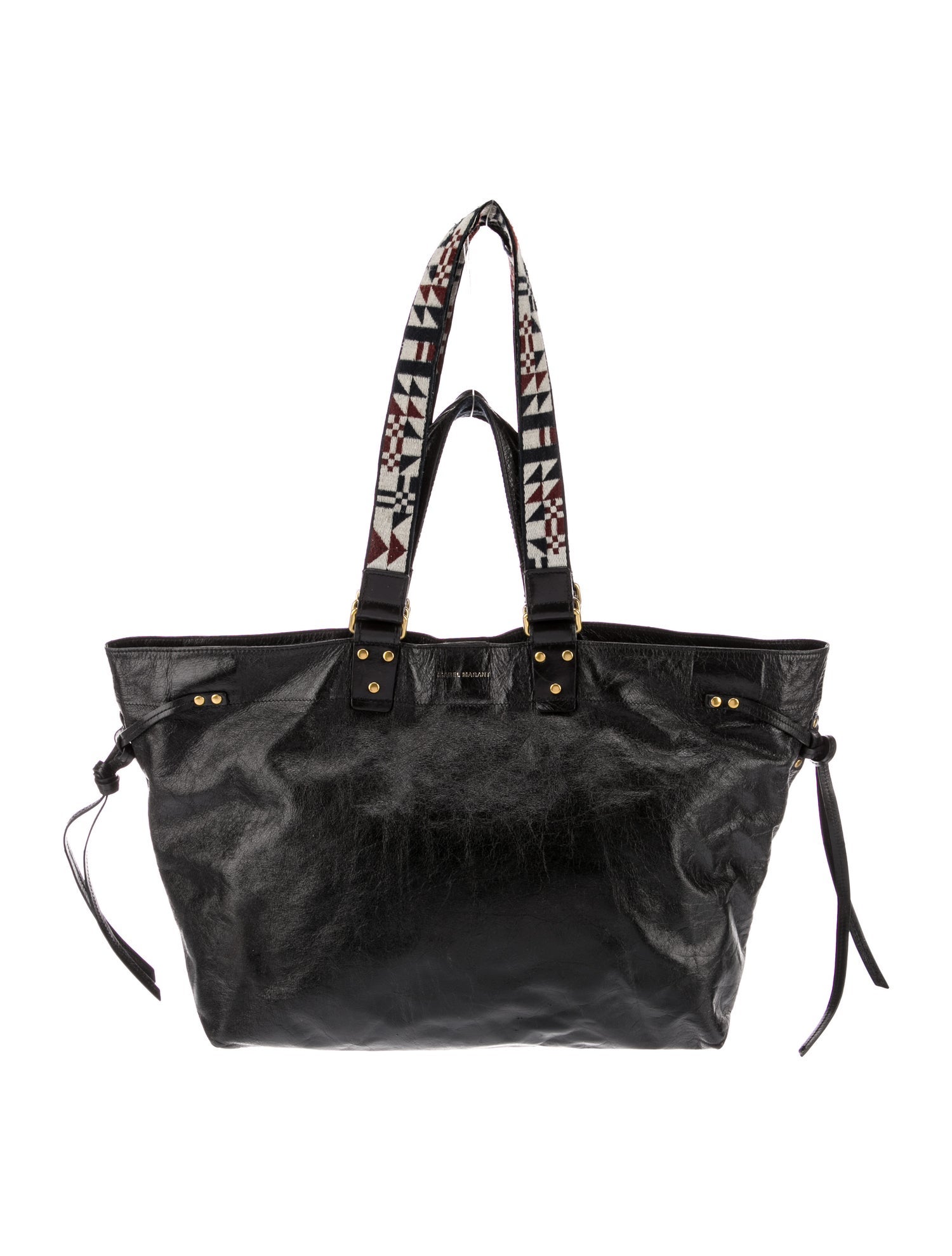 Isabel Marant Leather Tote Bag - Black Totes, Handbags - ISA209641 ...