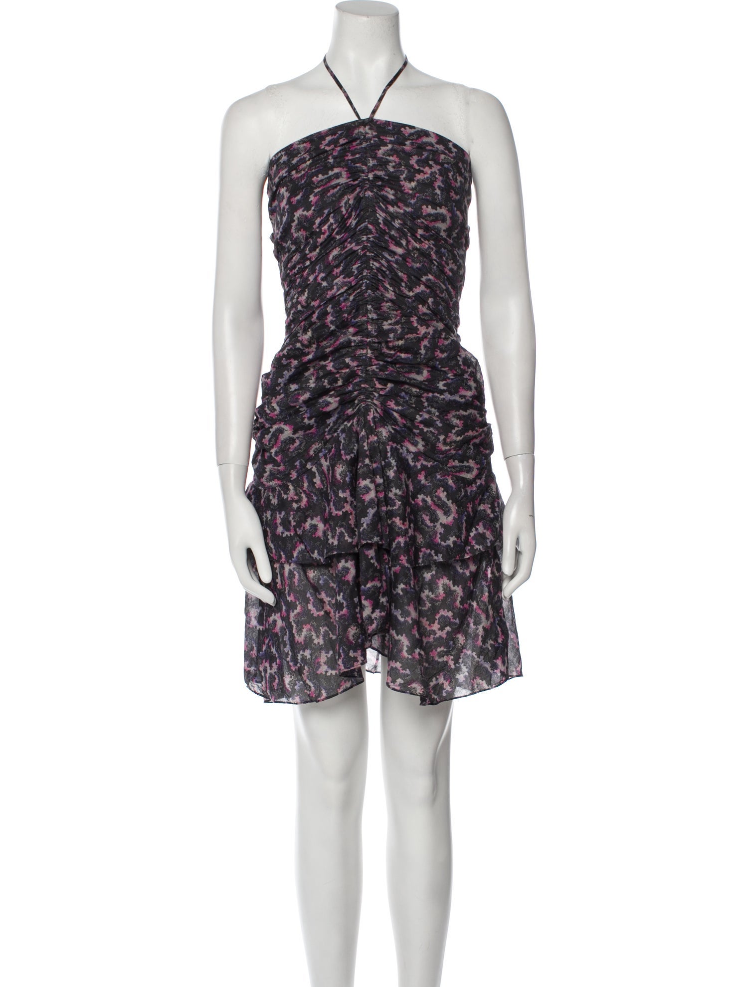 Isabel Marant Floral Print Mini Dress - Blue Dresses, Clothing ...