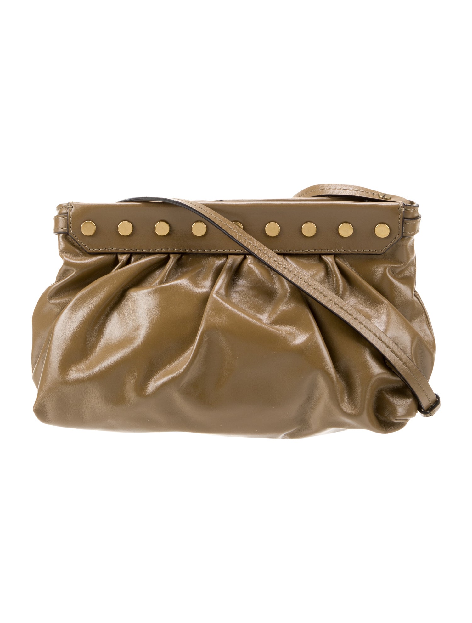 Isabel Marant Leather Bucket Bag - Brown Crossbody Bags, Handbags ...