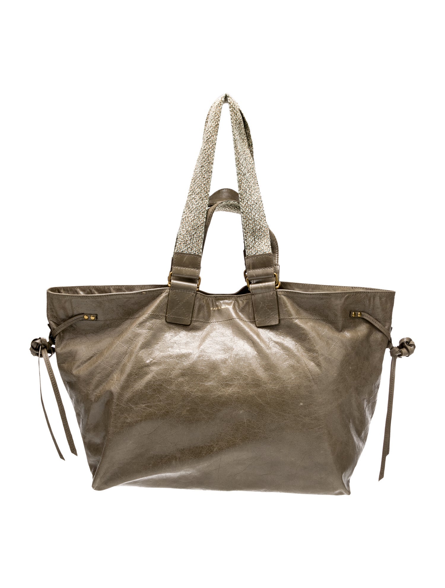 Isabel Marant Leather Tote - Green Totes, Handbags - ISA219222 | The ...