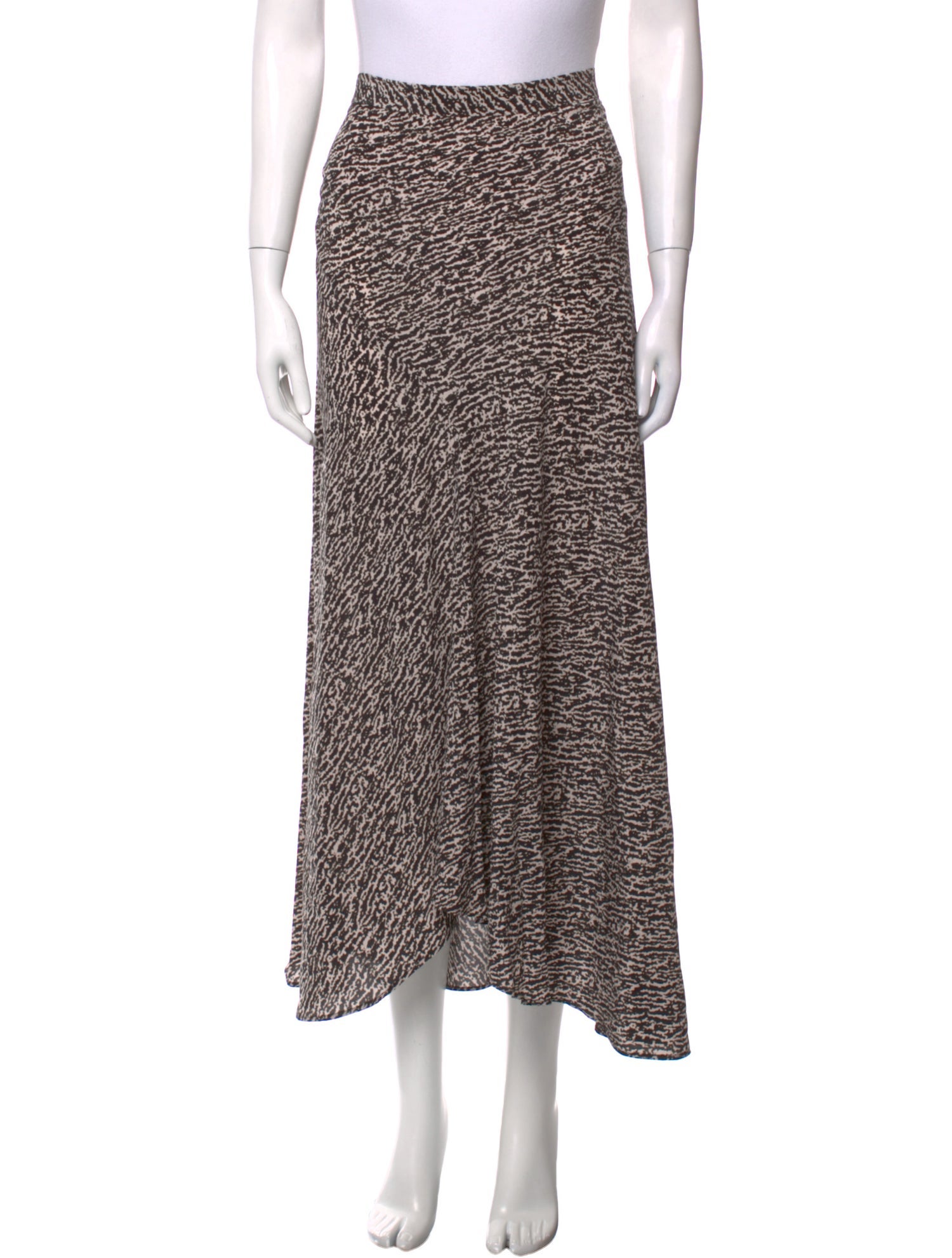 Isabel Marant Animal Print Midi Length Skirt - Brown Skirts, Clothing ...
