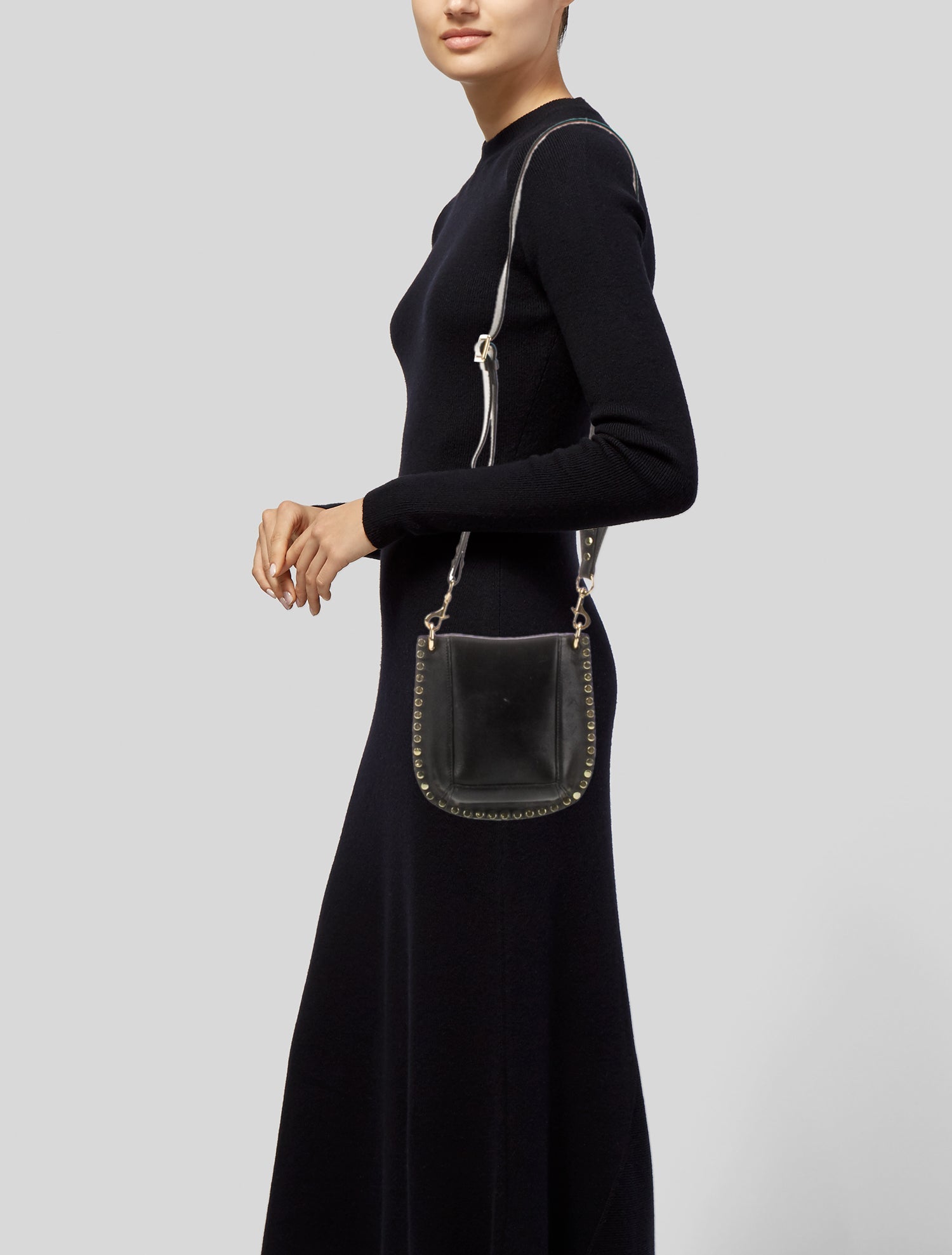 Isabel Marant Leather Crossbody Bag - Black Crossbody Bags, Handbags ...