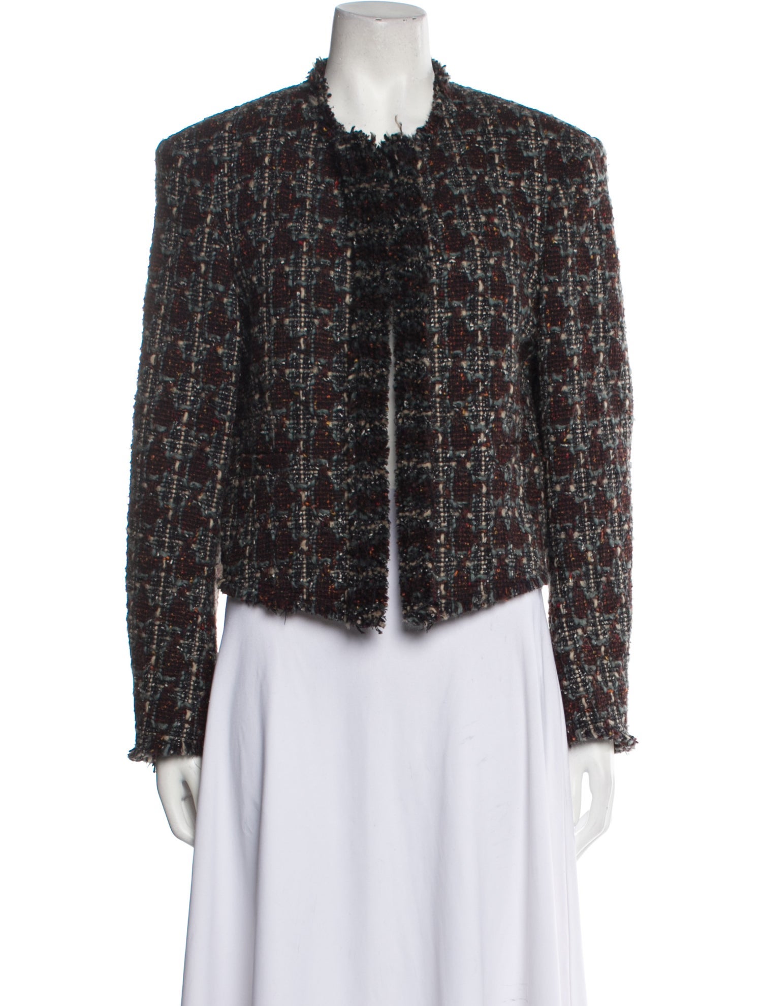 Isabel Marant Wool Tweed Pattern Evening Jacket w/ Tags - Brown Jackets ...
