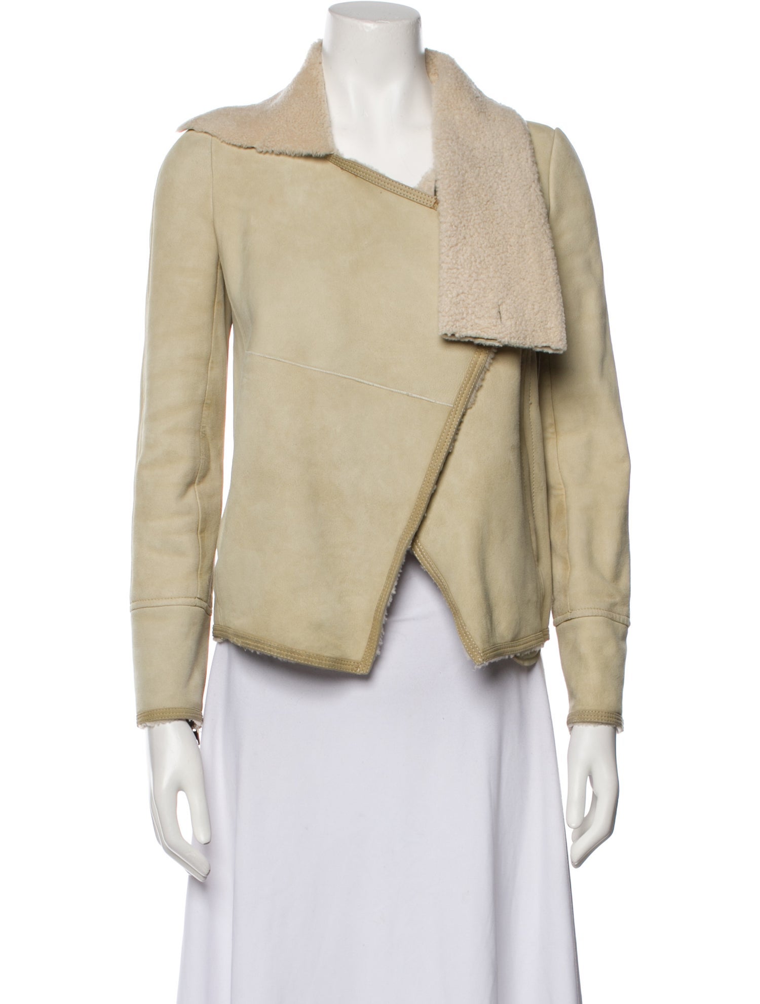 Isabel Marant Lamb Leather Biker Jacket - Neutrals Jackets, Clothing ...