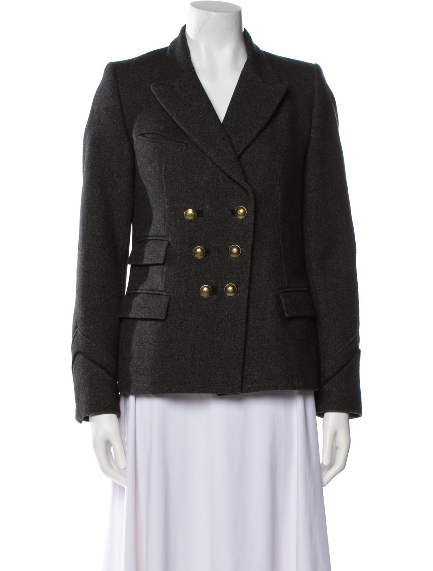 Isabel Marant Wool Blazer - Grey Jackets, Clothing - ISA226866 | The ...