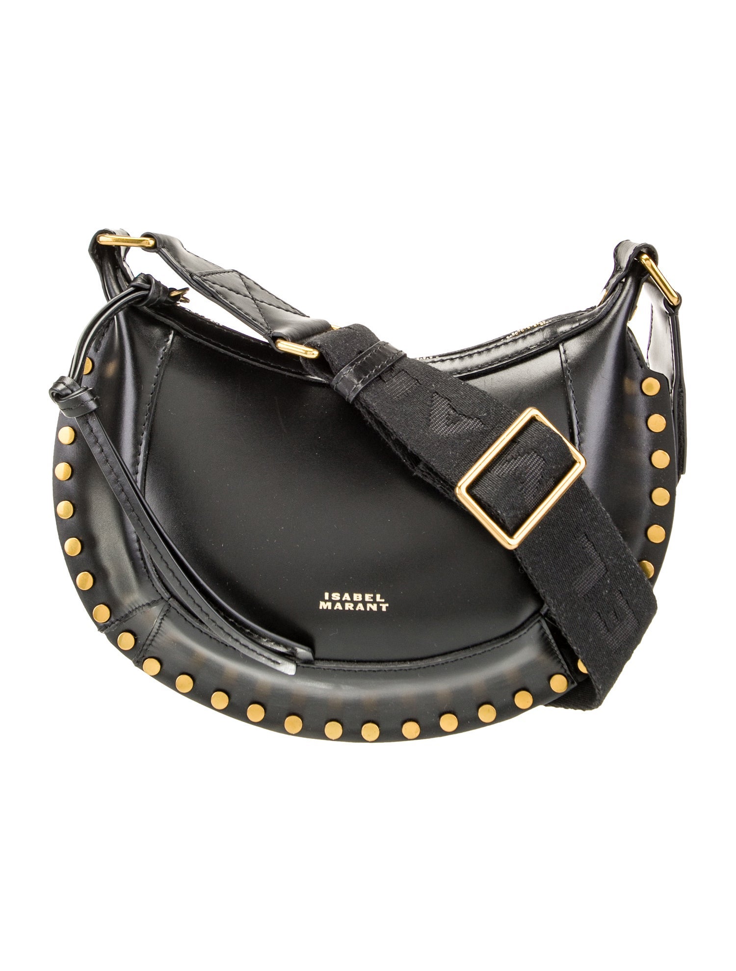 Isabel Marant Leather Messenger Bag - Black Crossbody Bags, Handbags ...