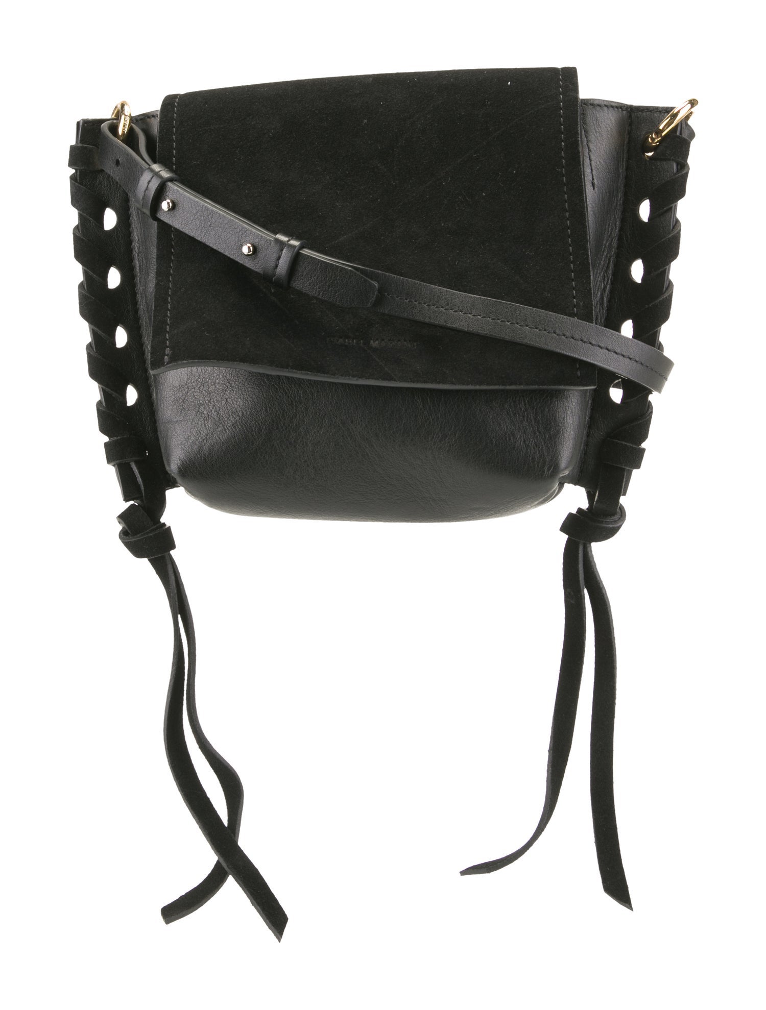 Isabel Marant Leather Crossbody Bag - Black Crossbody Bags, Handbags ...