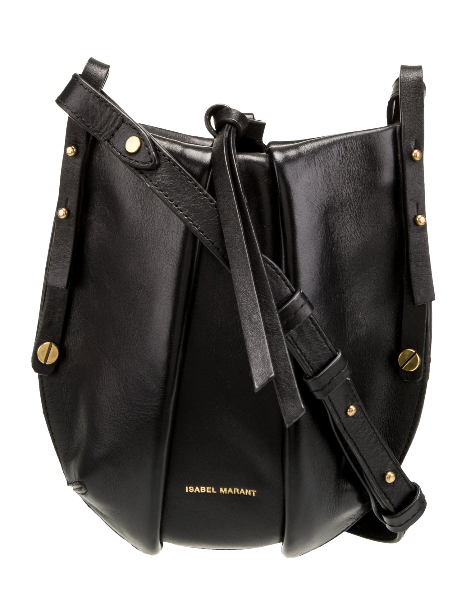 Isabel Marant Leather Bucket Bag - Black Crossbody Bags, Handbags ...