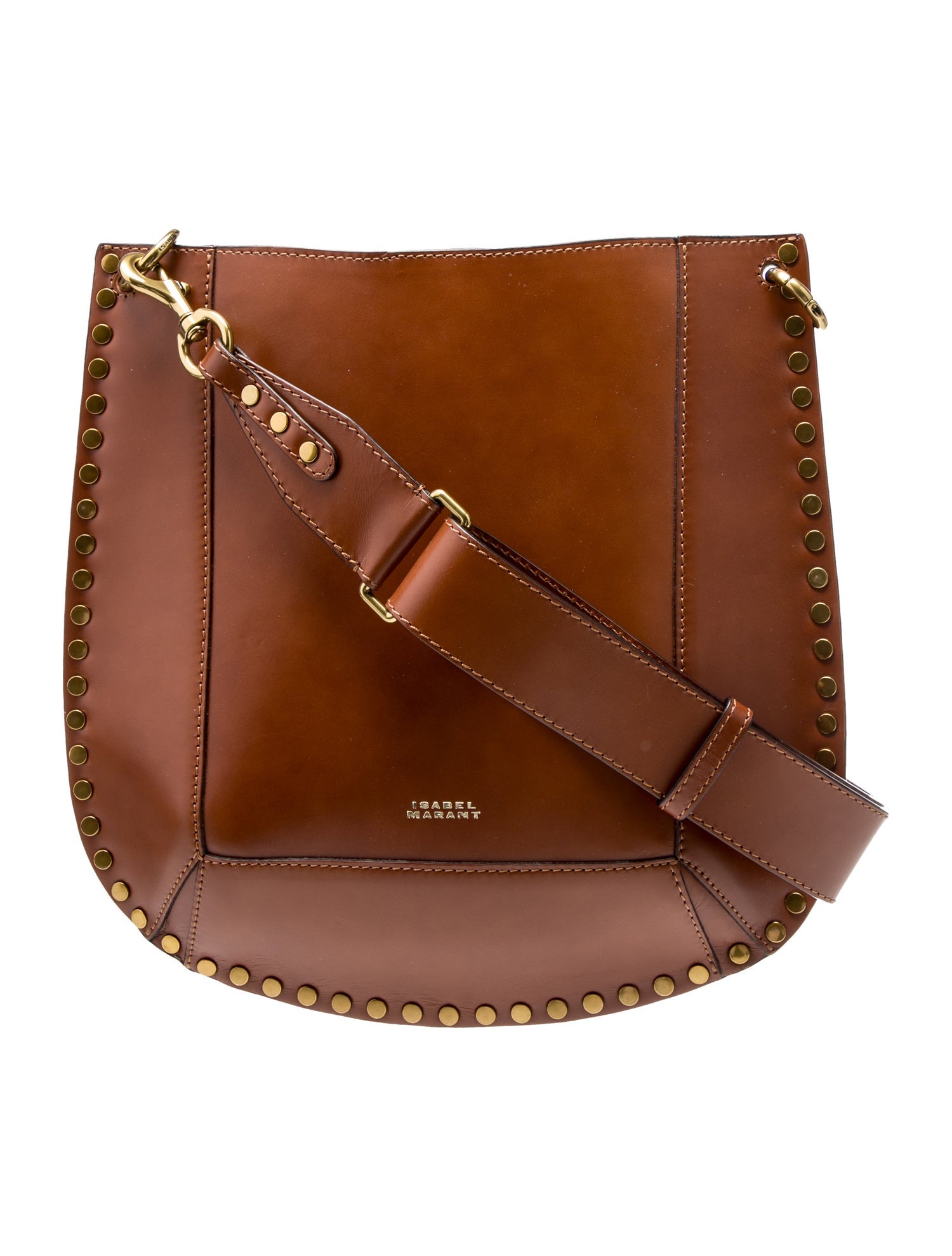 Isabel Marant Leather Shoulder Bag - Brown Shoulder Bags, Handbags ...