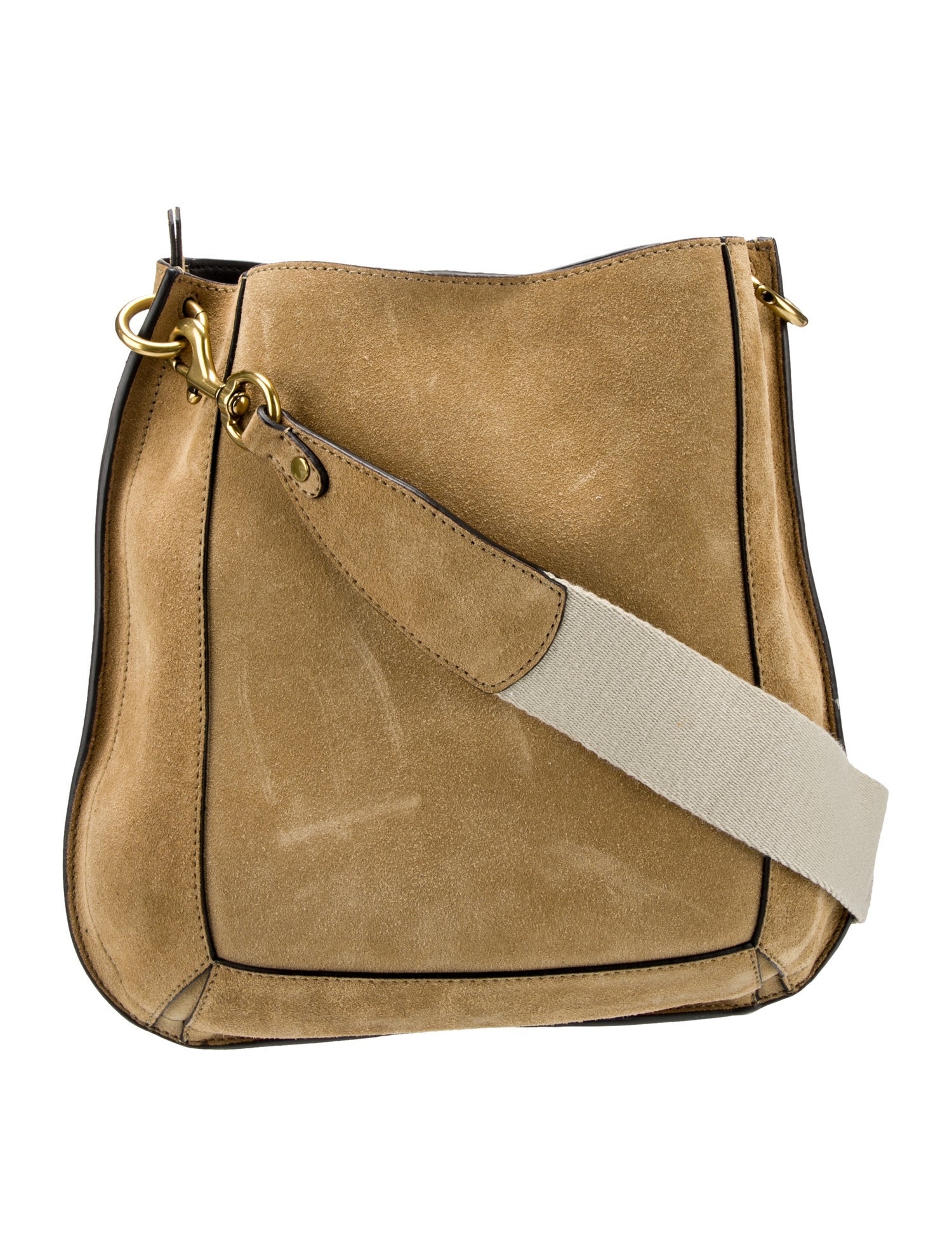 Isabel Marant Suede Messenger Bag - Brown Crossbody Bags, Handbags ...