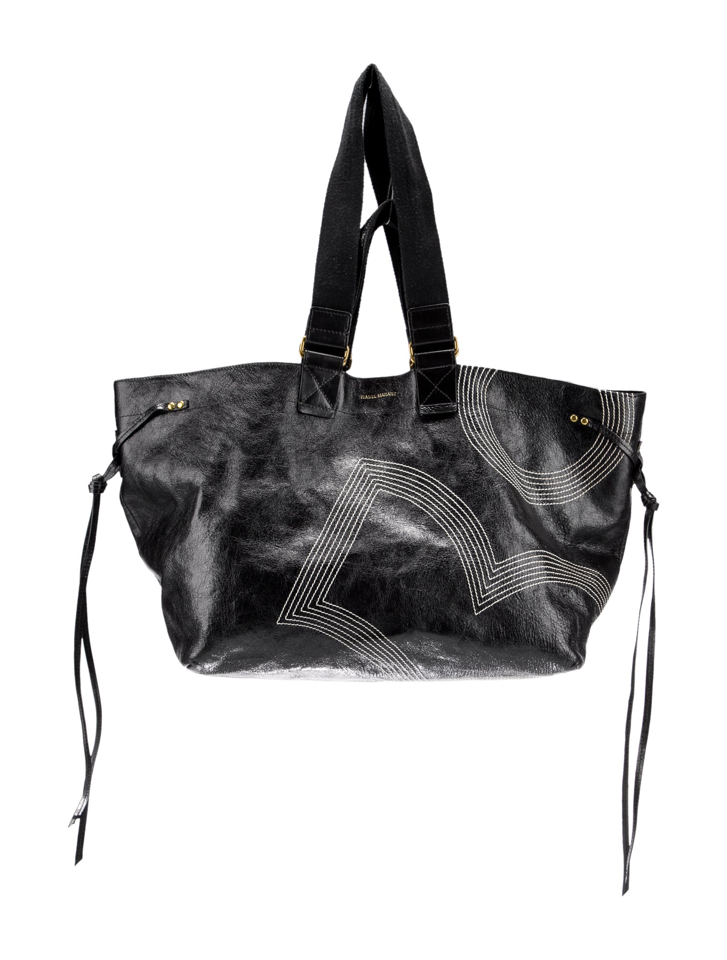 Isabel Marant Leather Tote - Black Totes, Handbags - ISA236017 | The ...
