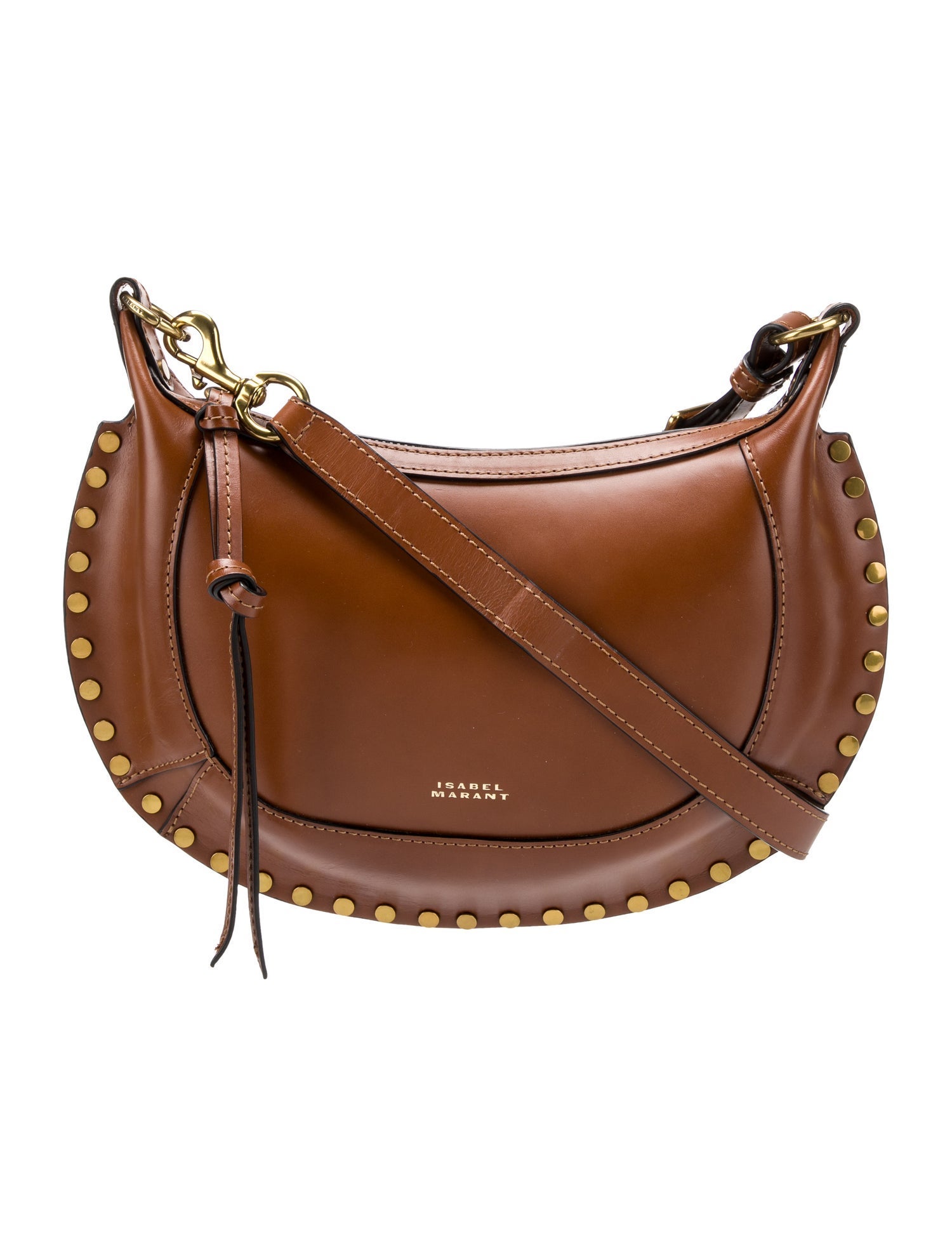 Isabel Marant Leather Shoulder Bag - Brown Shoulder Bags, Handbags ...