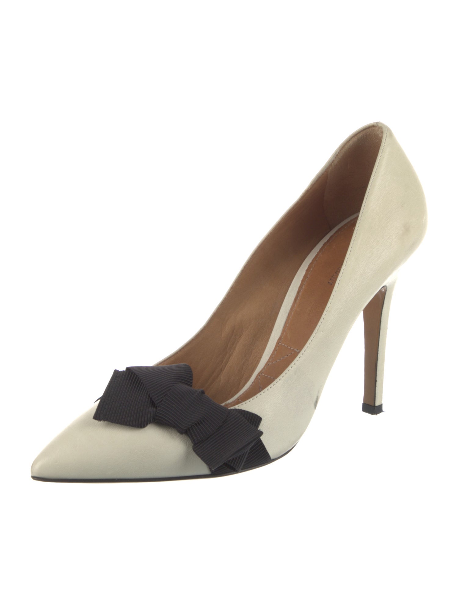 Isabel Marant Leather Floral Print Pumps - Neutrals Pumps, Shoes ...
